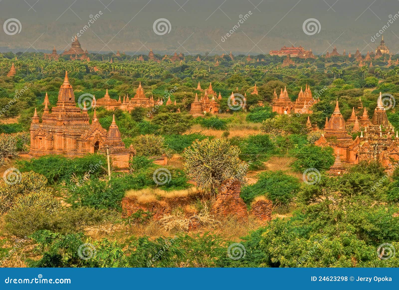 Bagan stock photo. Image of sightseeing, skyline, buddhism - 24623298