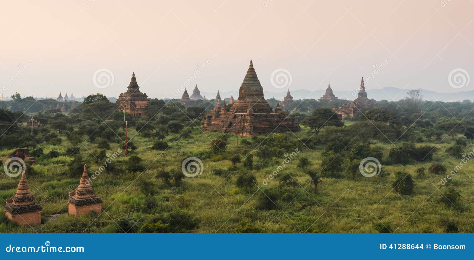 Bagan Ancient City, Myanmar Stock Photo - Image of destination, asia ...