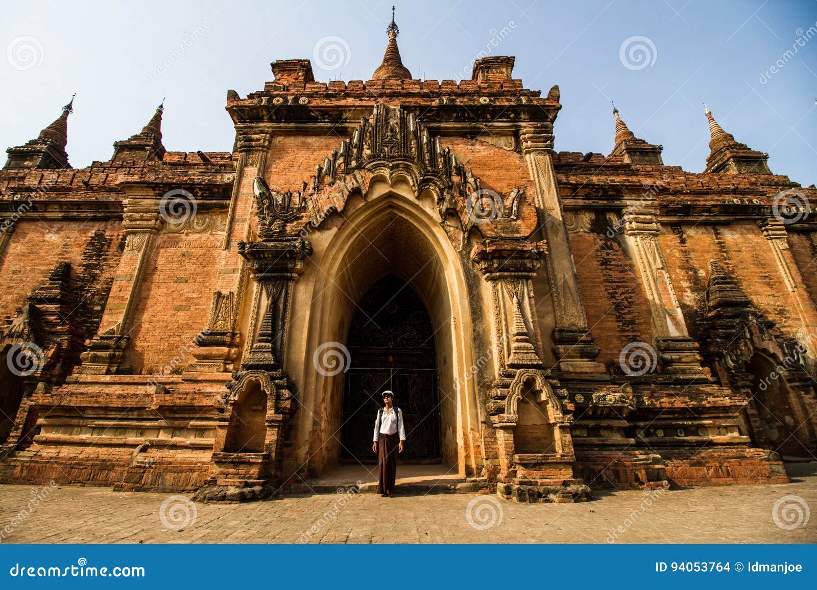 Bagan ancient temple stock photo. Image of pagoda, building - 94053764