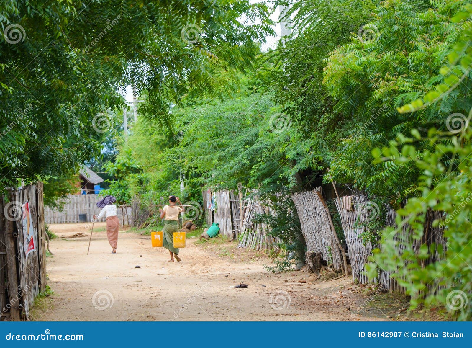 Bagan countryside, Myanmar editorial photography. Image of asian - 86142907
