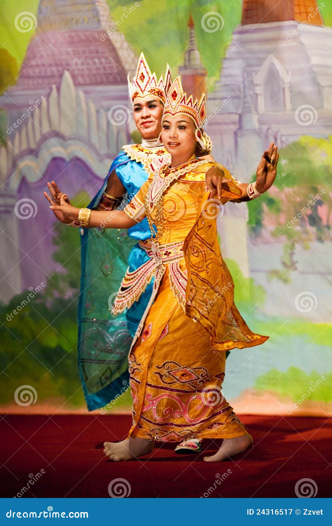 Bagan Dance, Myanmar editorial photography. Image of exotic - 24316517