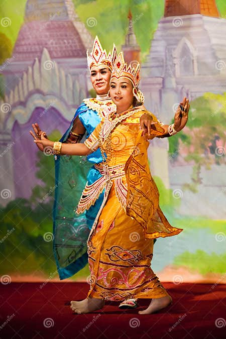 Bagan Dance, Myanmar editorial photography. Image of exotic - 24316517