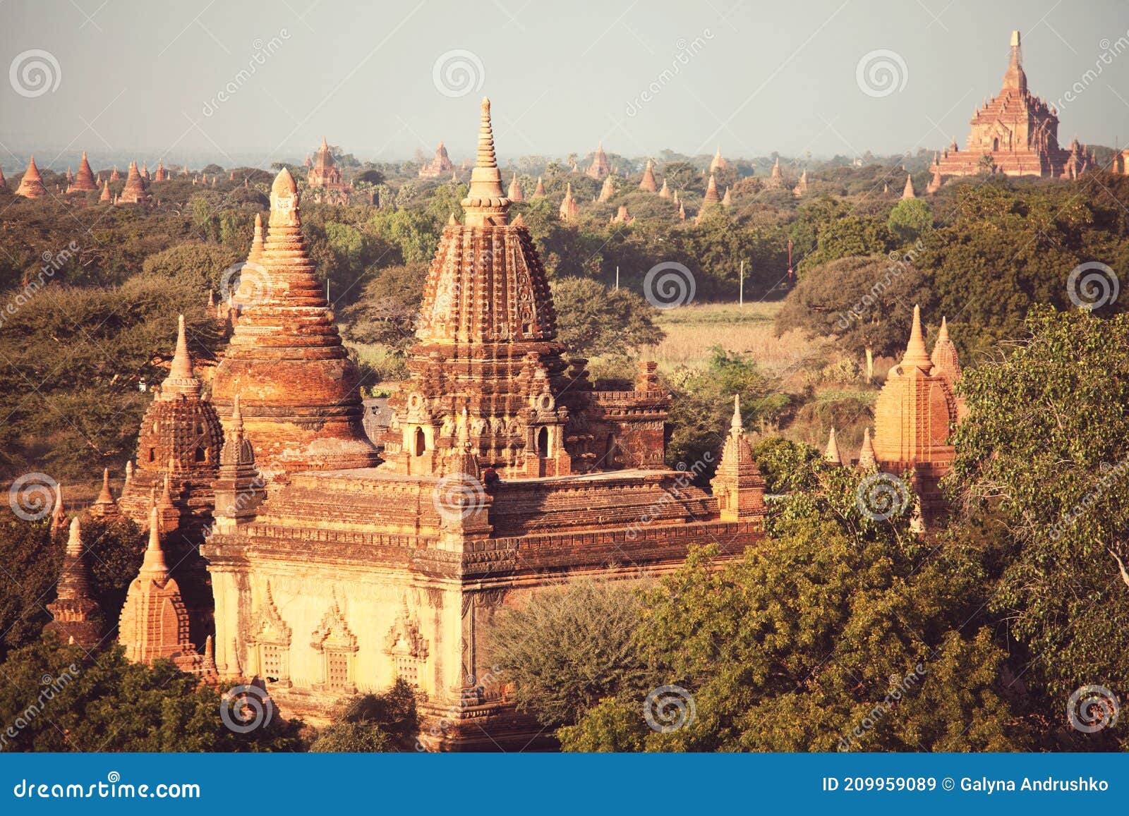 Bagan stock image. Image of pagoda, building, culture - 209959089