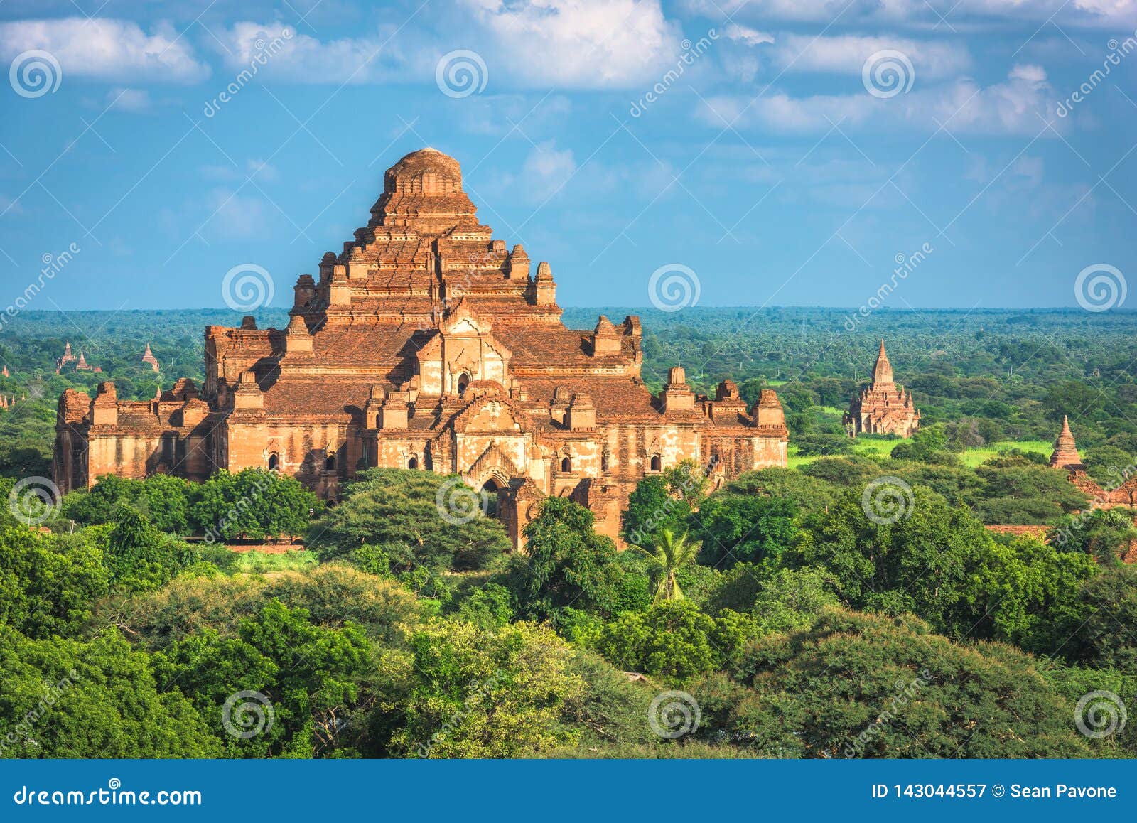Bagan, Myanmar Ancient Temple Ruins Landscape in the Archaeological ...