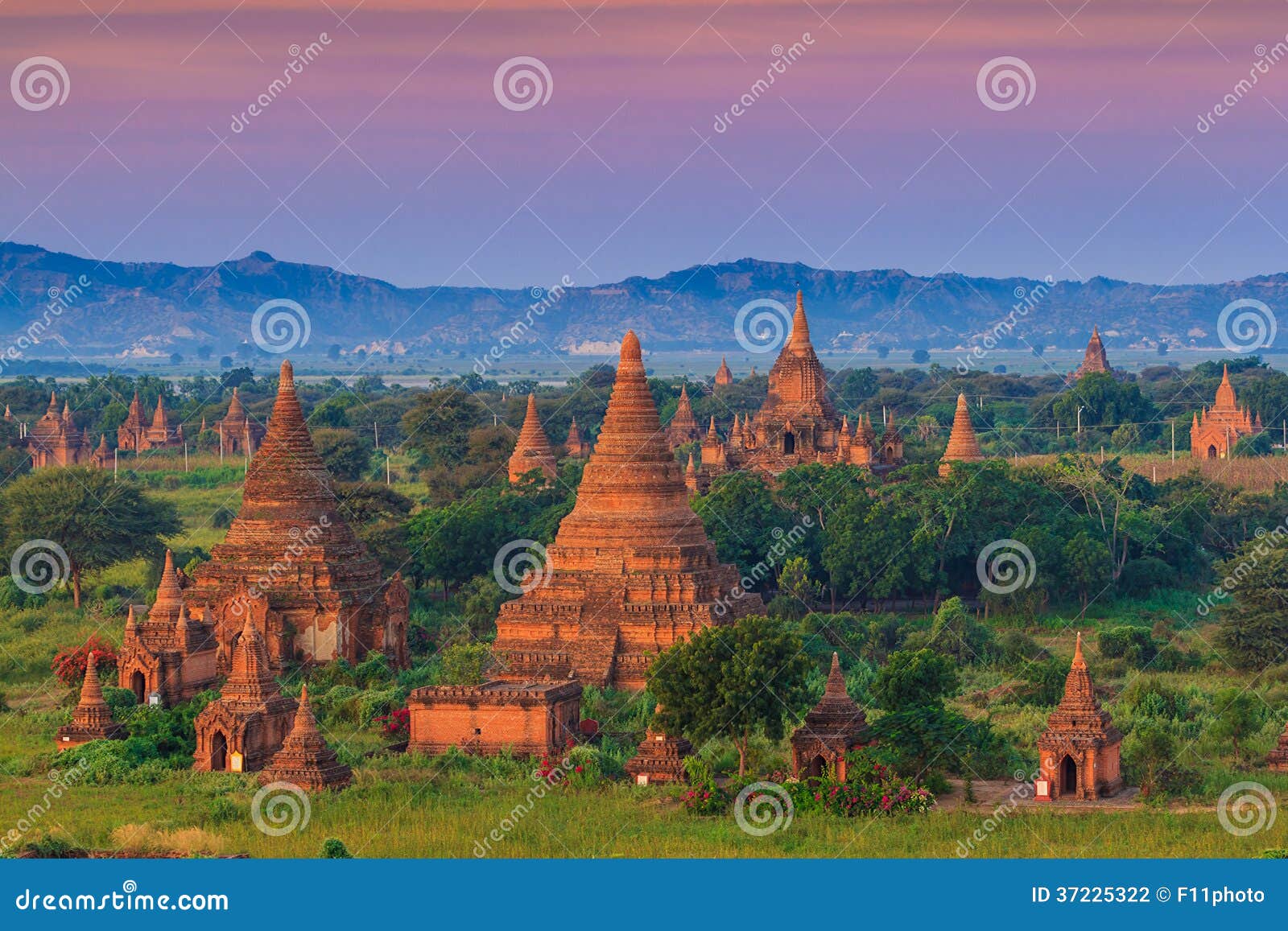 Bagan Myanmar stock photo. Image of heritage, sacred - 37225322