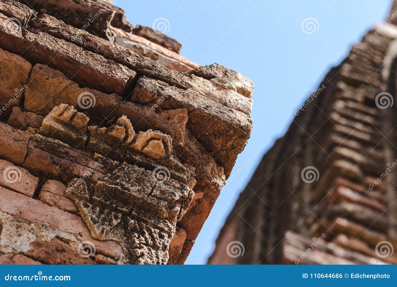 Bagan, Myanmar - FEB 21th 2014: Close Up of Buddhist Monuments T Stock ...