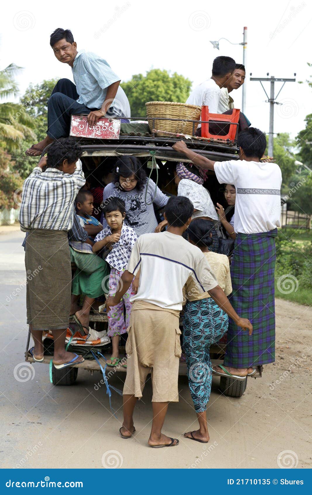 Bagan Myanmar Transportation Editorial Image - Image of highway ...