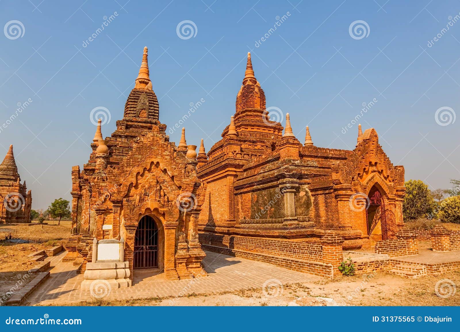 Bagan pagodas stock image. Image of history, majestic - 31375565