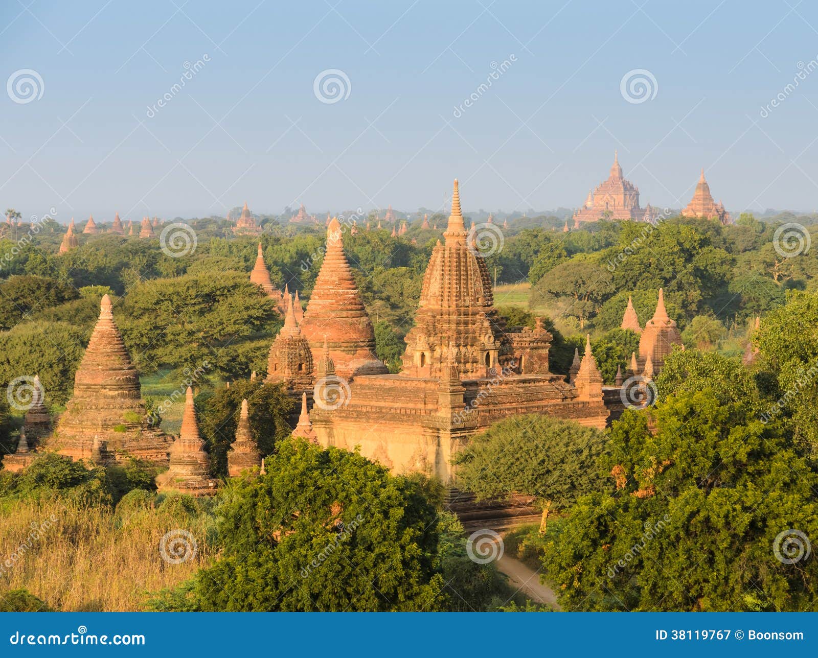 Bagan plains, Myanmar stock image. Image of field, bagan - 38119767