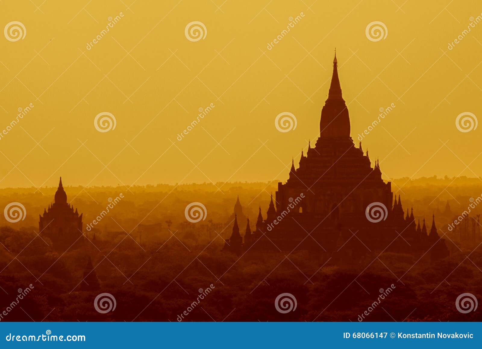 Bagan sunrise stock image. Image of temples, rangoon - 68066147