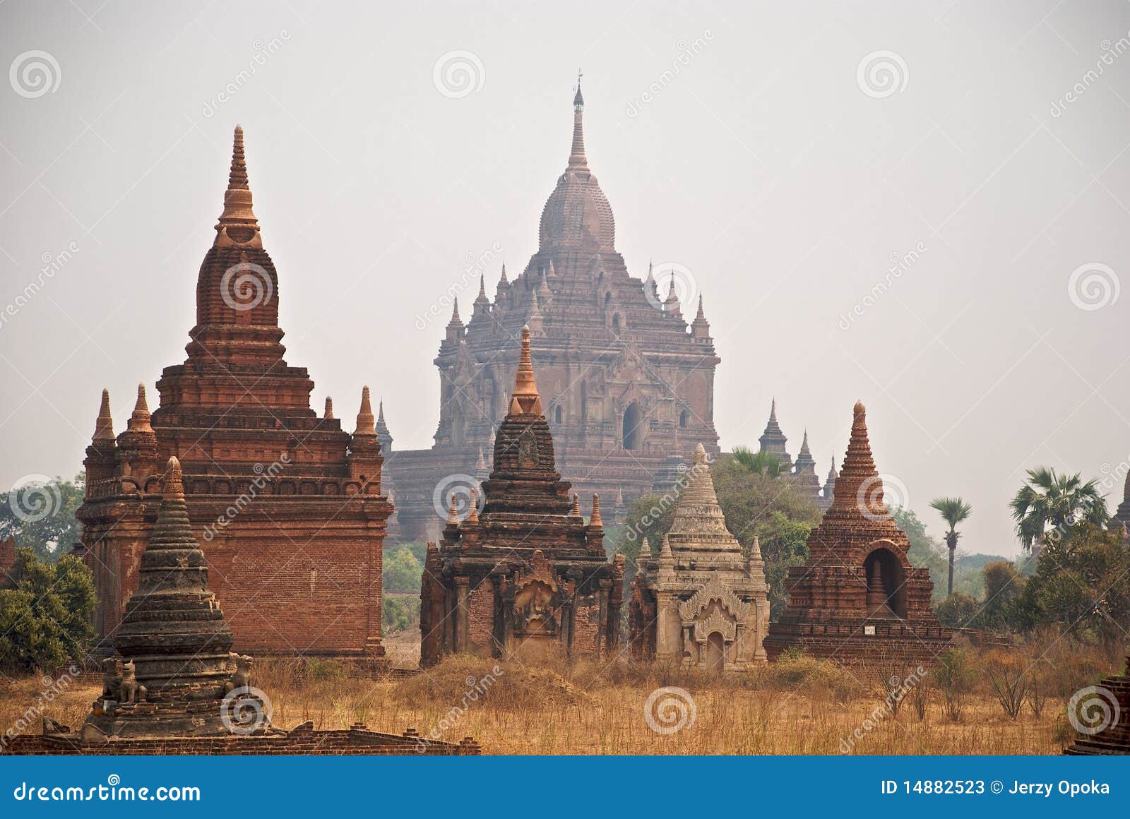Bagan temples stock image. Image of buddhism, burma, culture - 14882523