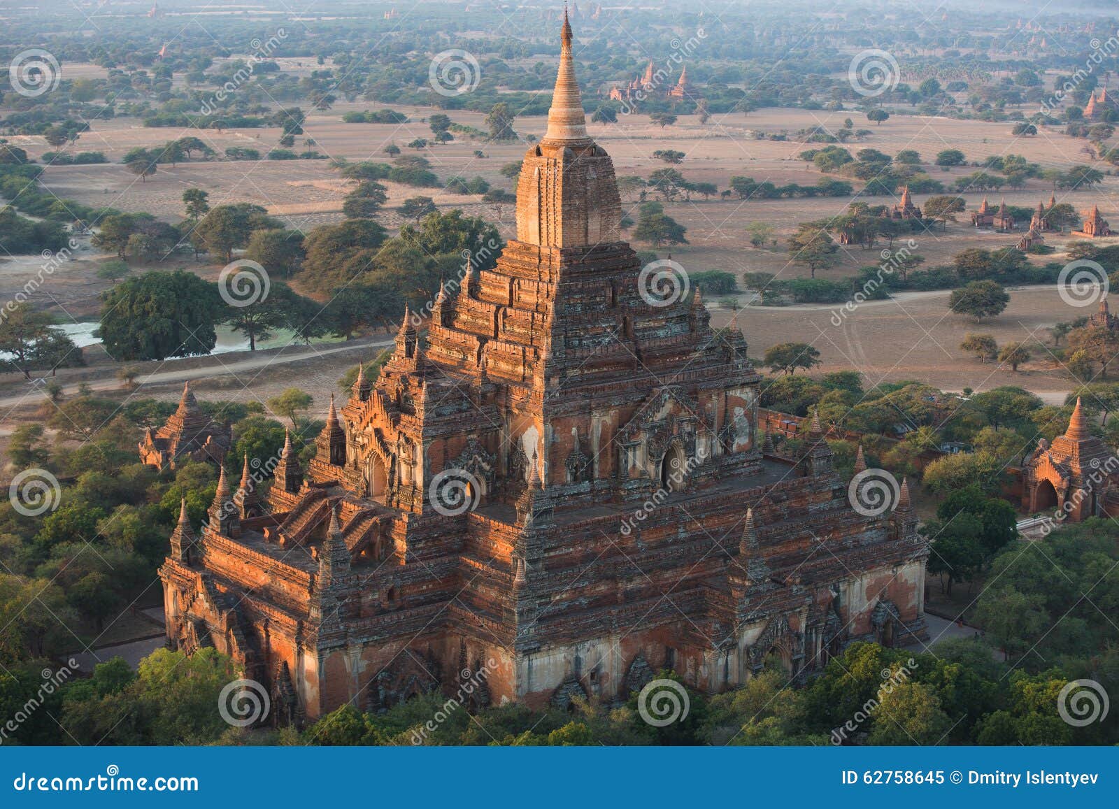 Bagan temples stock image. Image of place, landscape - 62758645