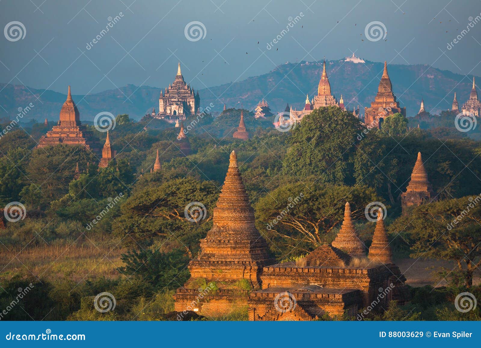 Bagan Temples, Myanmar Stock Photo | CartoonDealer.com #121790328