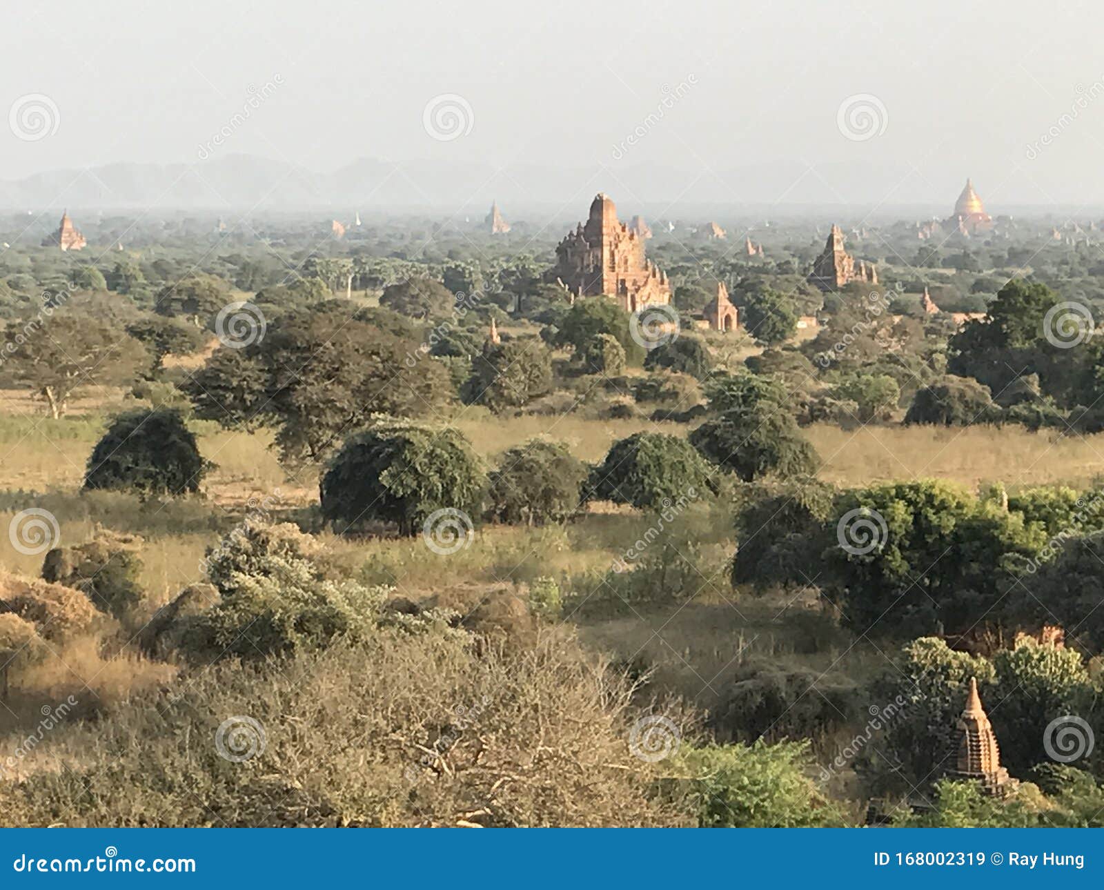 Bagan temples in Myanmar stock image. Image of temples - 168002319