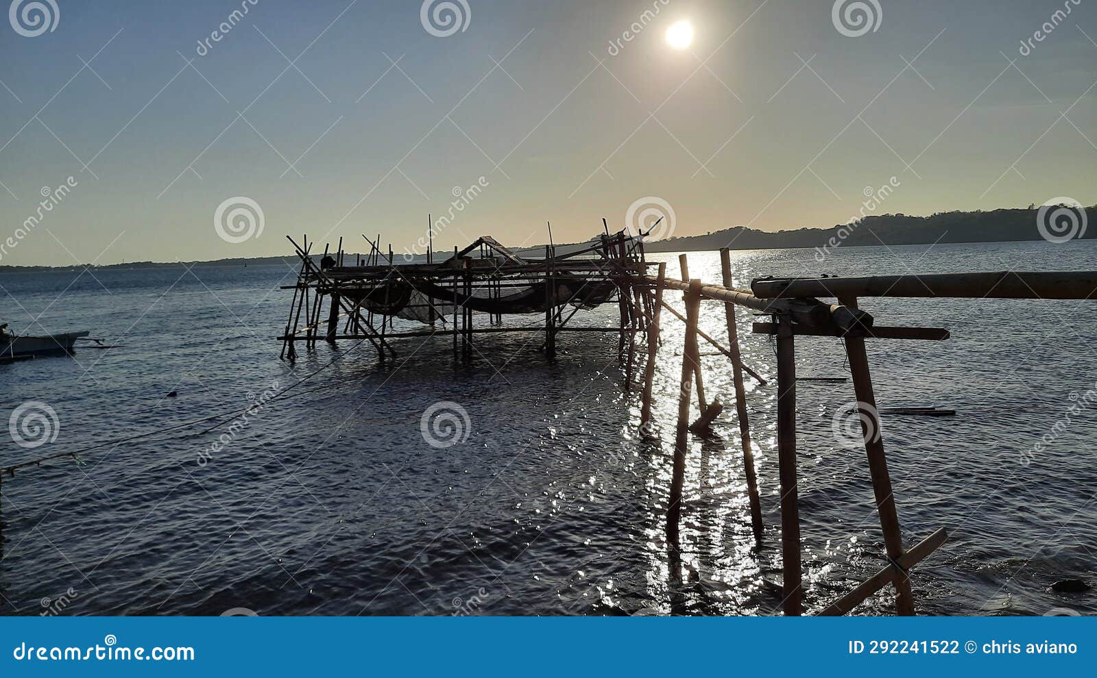 Bagan is a Traditional Fishing Tool in Indonesia Stock Photo - Image of ...