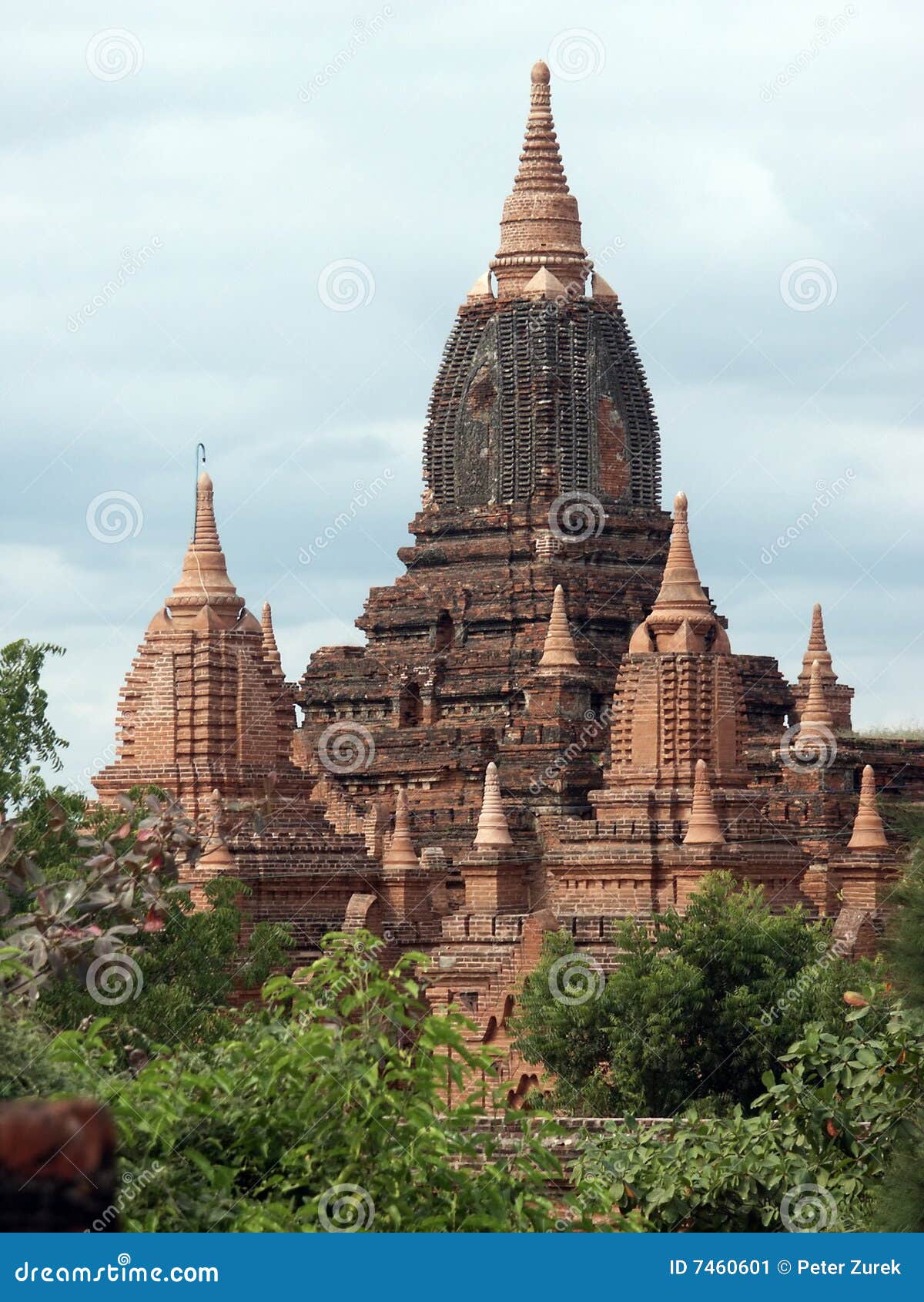 Bagan valley stock image. Image of religion, bagan, valley - 7460601
