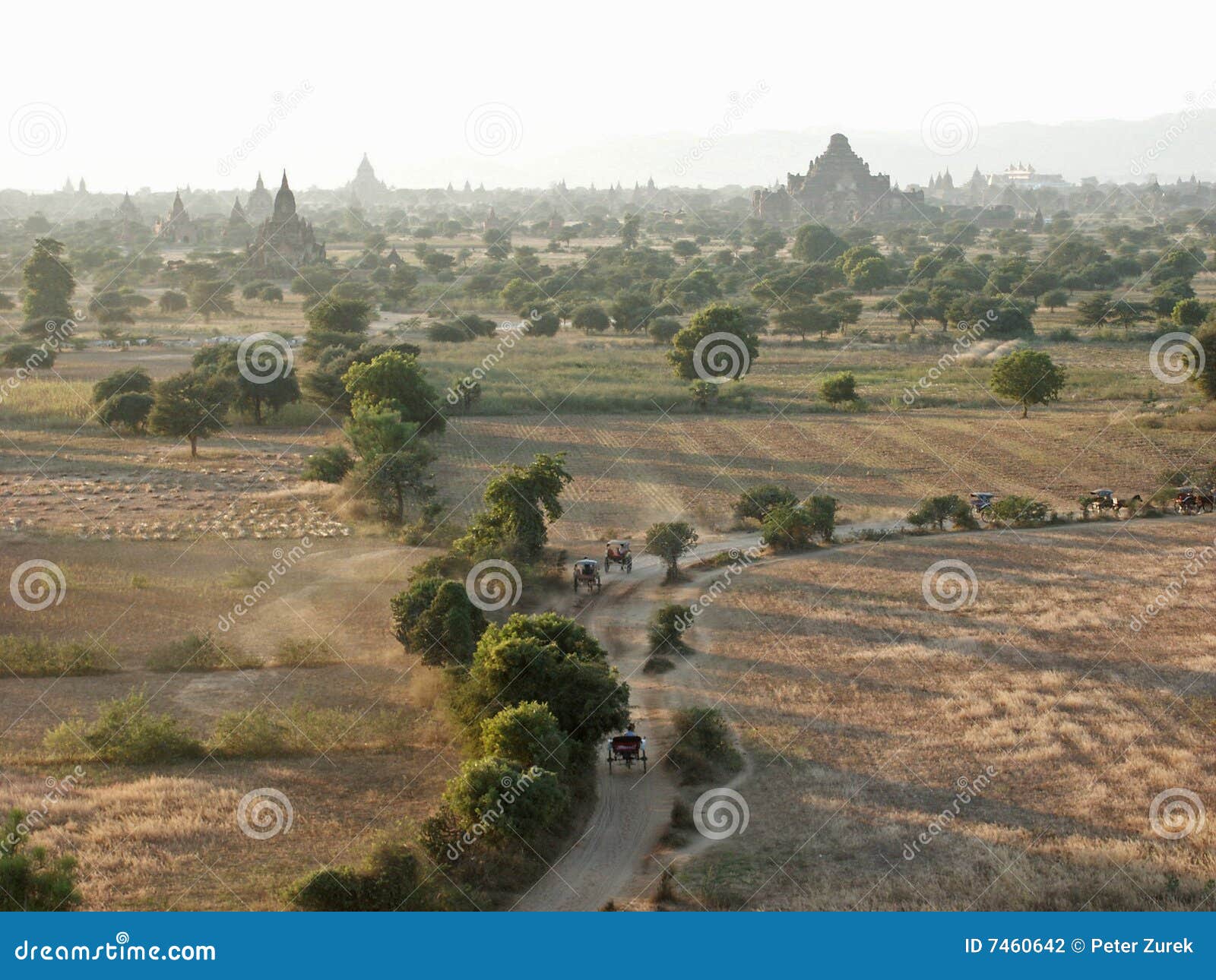 Bagan valley stock photo. Image of holy, chariots, design - 7460642