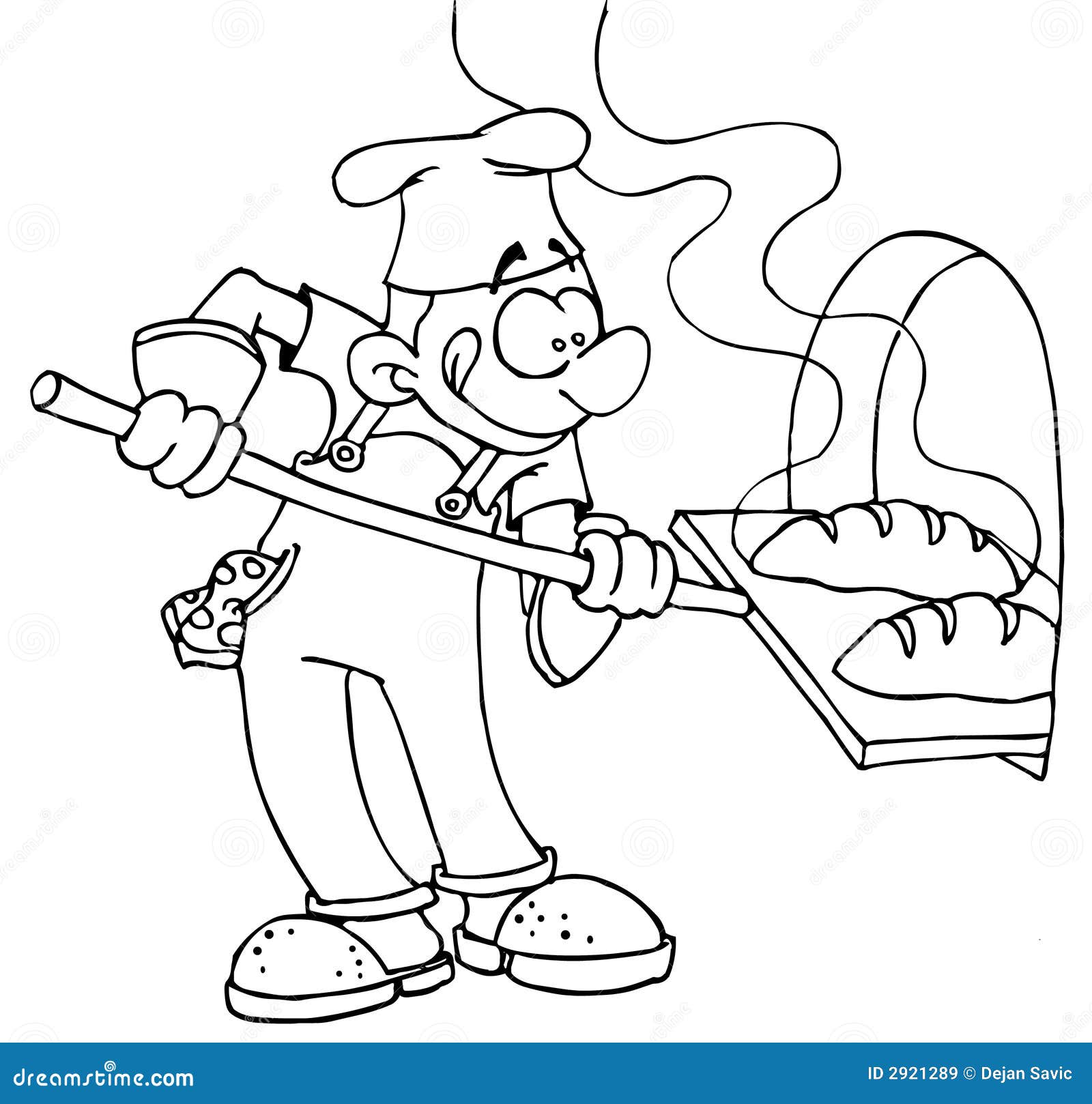 Bagare stock illustrationer. Illustration av gulligt, varmt - 2921289