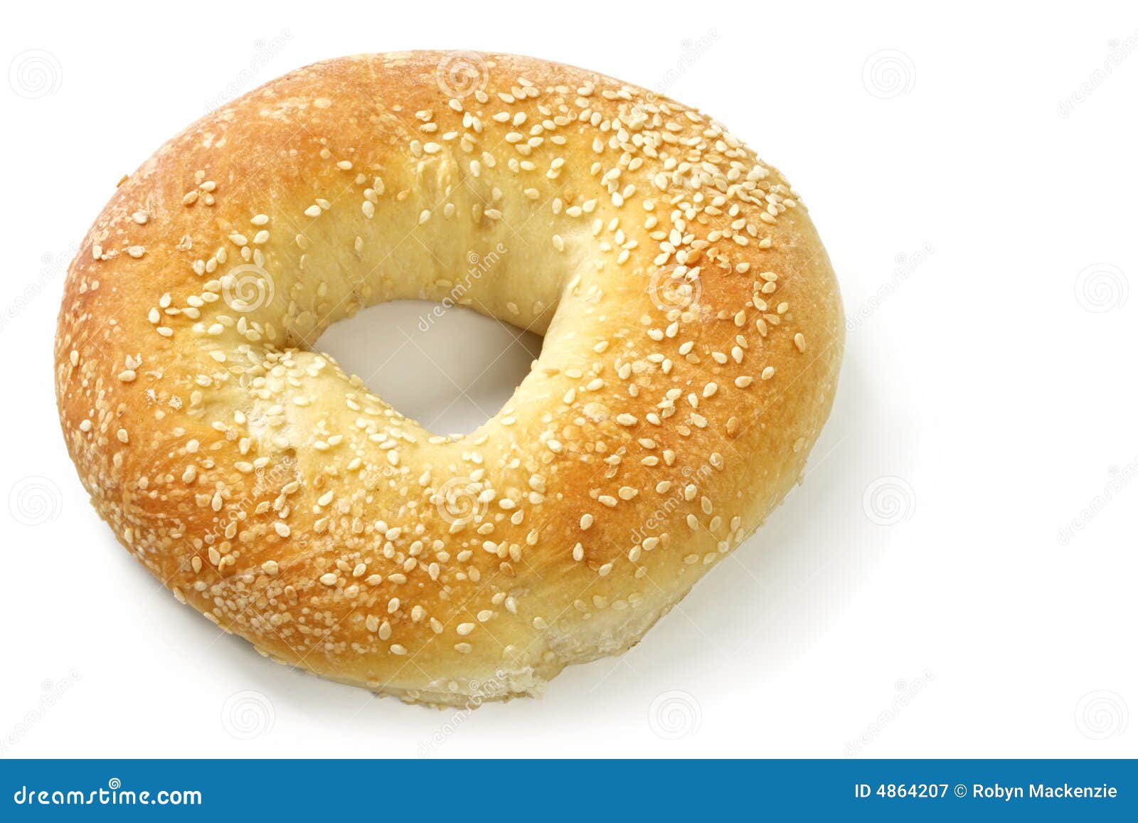 Bagel stock image. Image of close, snack, roll, white - 4864207