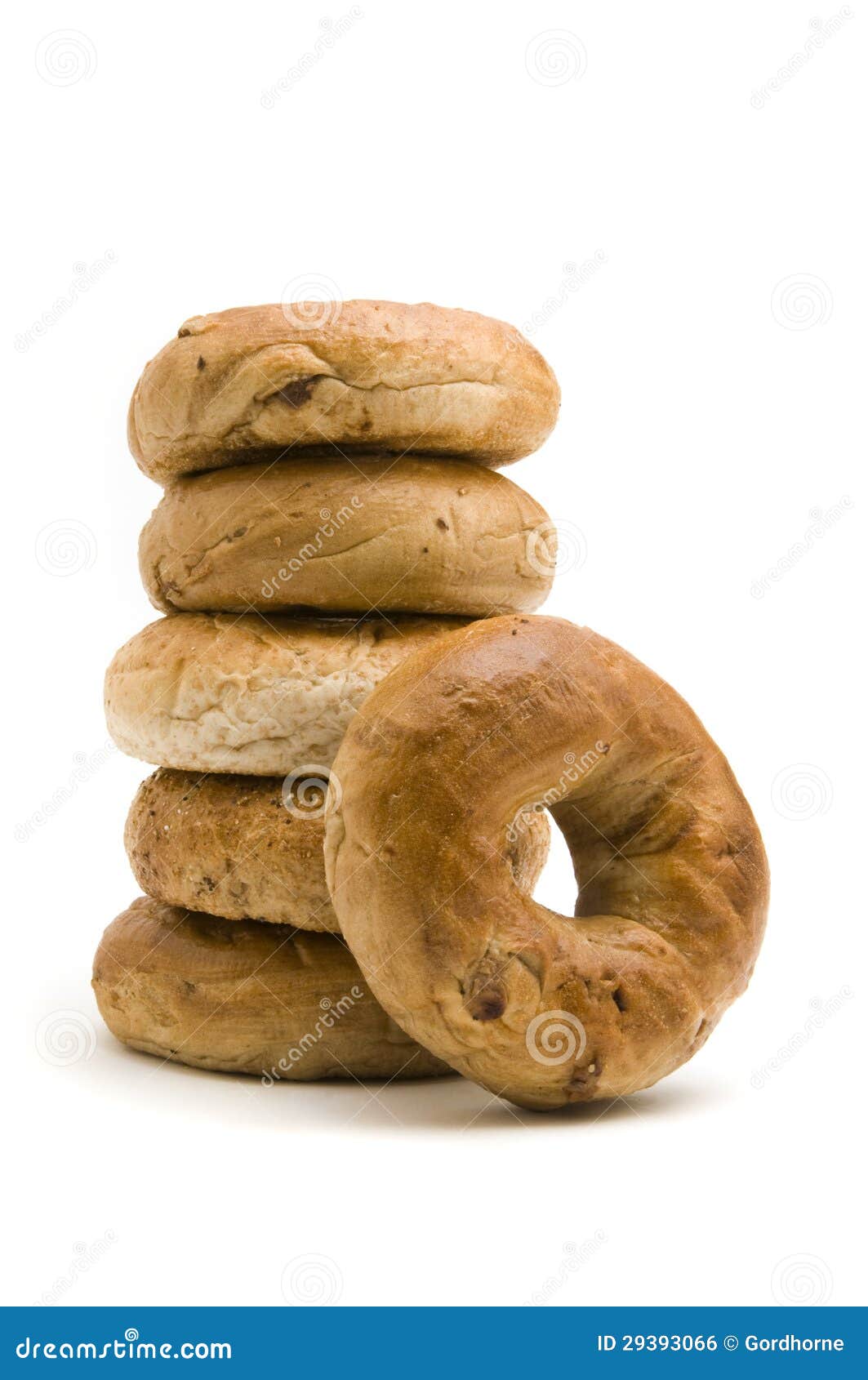 Bagel & Bagel Stack stock photo. Image of grain, brown - 29393066