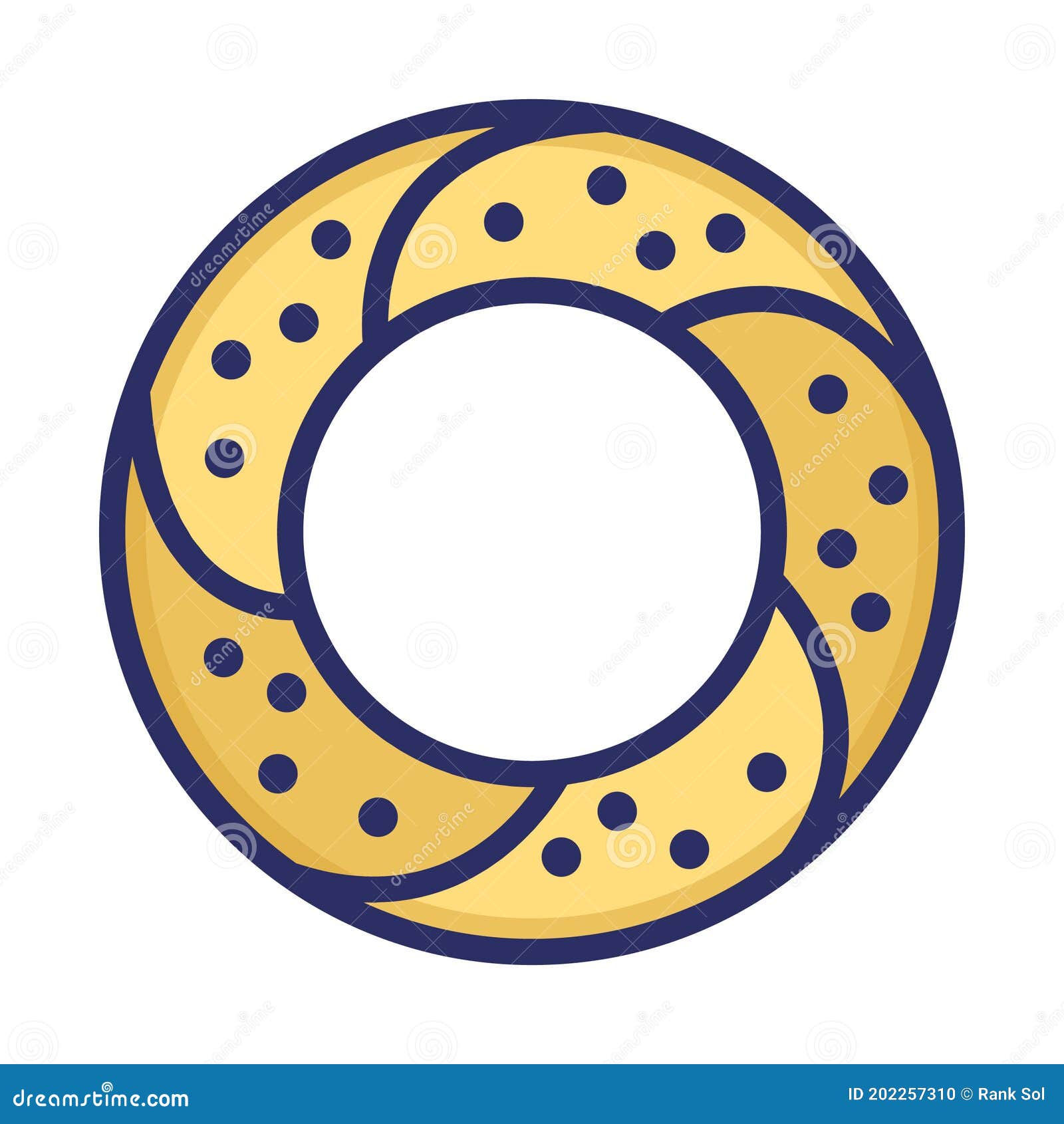 Bagel Food Menu Template For Restaurant With Chefs Hat Lettering Vector ...