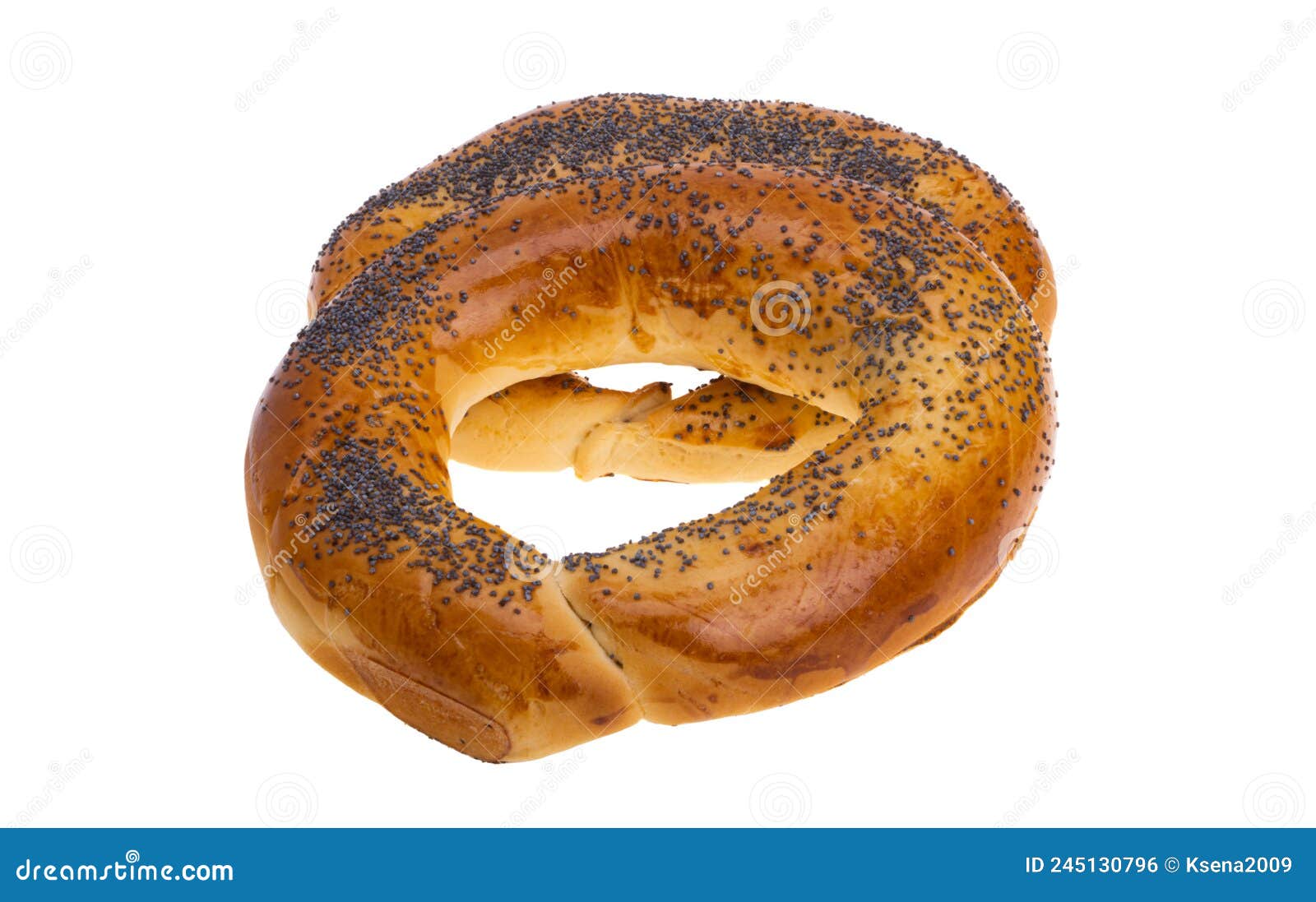 Pastry bagel isolated stock photo. Image of bread, healthy - 245130796