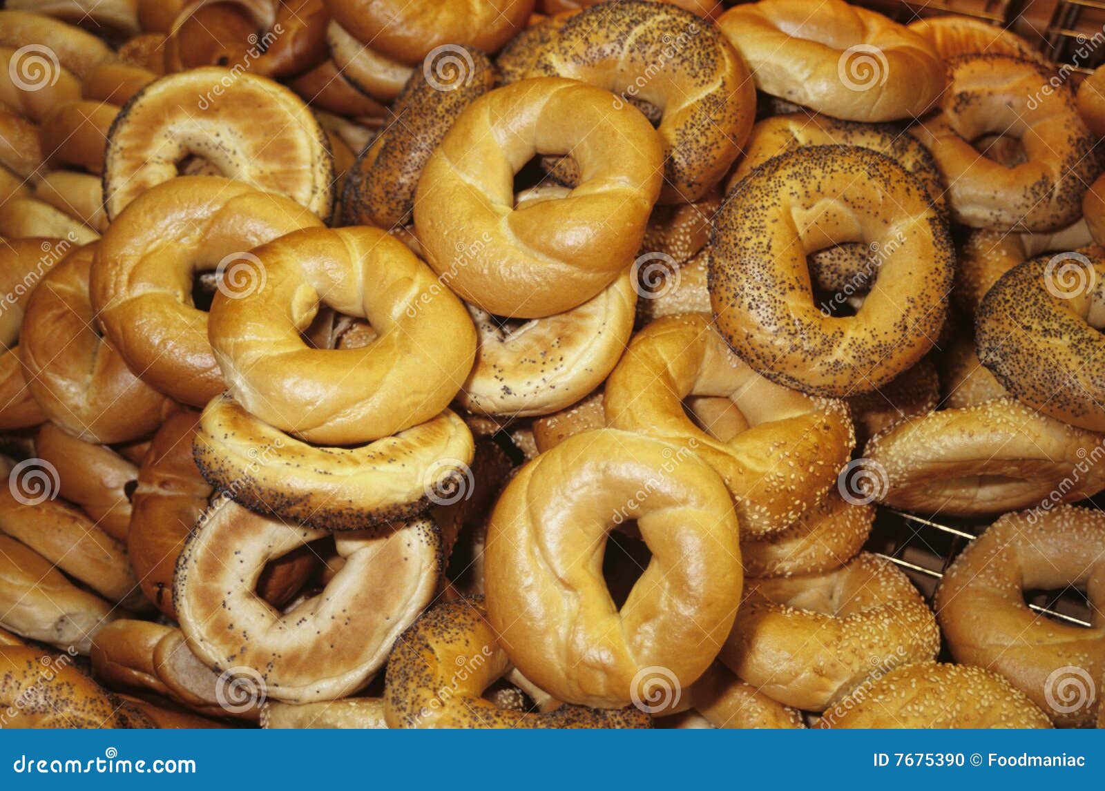 Bagels stock photo. Image of frame, bagels, uncooked, food - 7675390