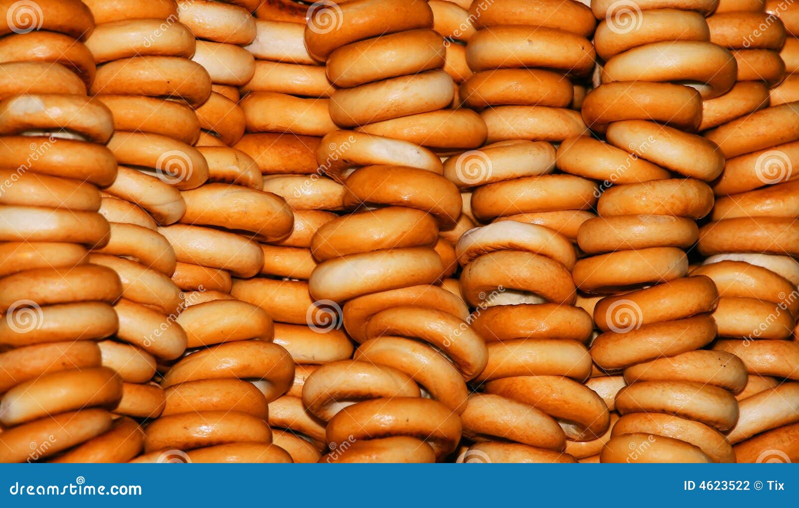 Bagels wall. stock photo. Image of lunch, judaism, long - 4623522