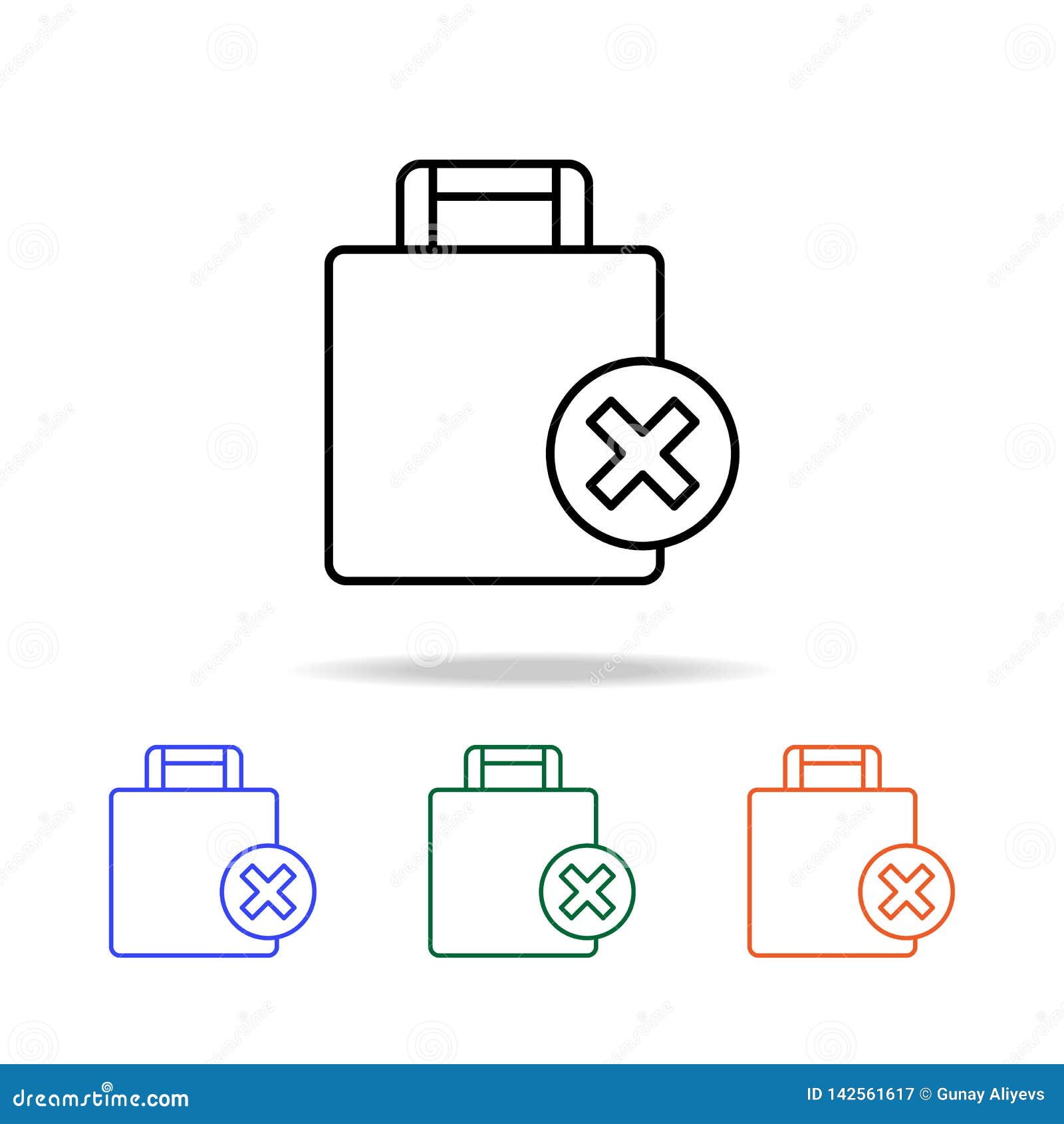 Baggage Allowance Icon. Elements of Simple Web Icon in Multi Color ...