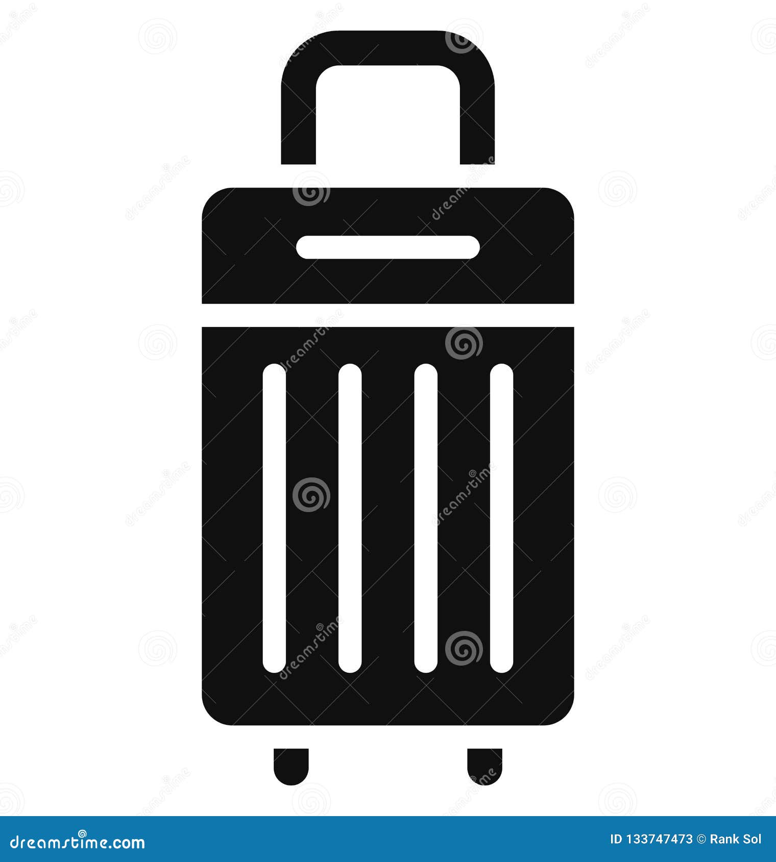 Baggage, Bags Isolated Vector Icon that Can Be Easily Modified or ...