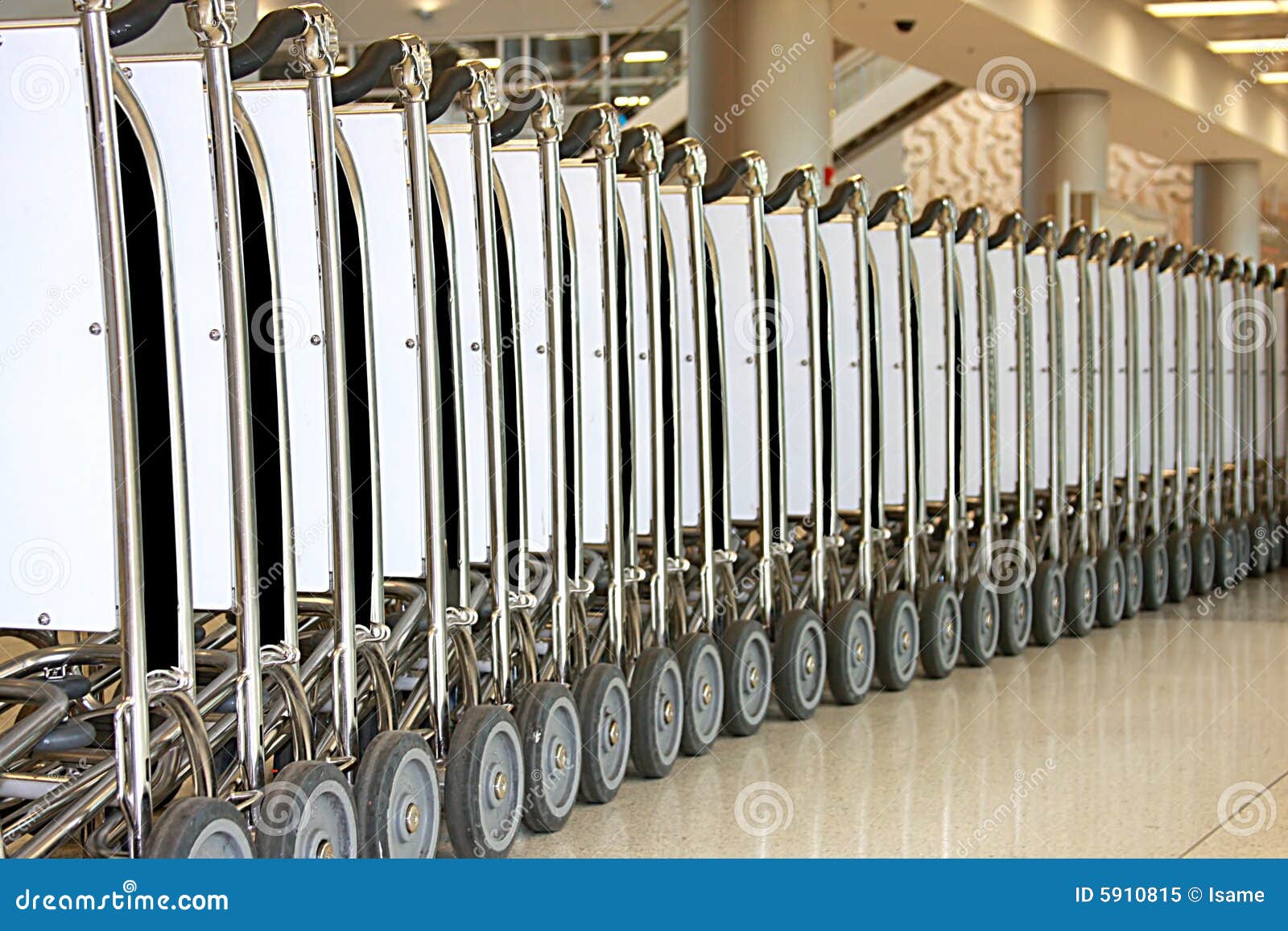 Baggage carts stock image. Image of retail, flight, traffic - 5910815