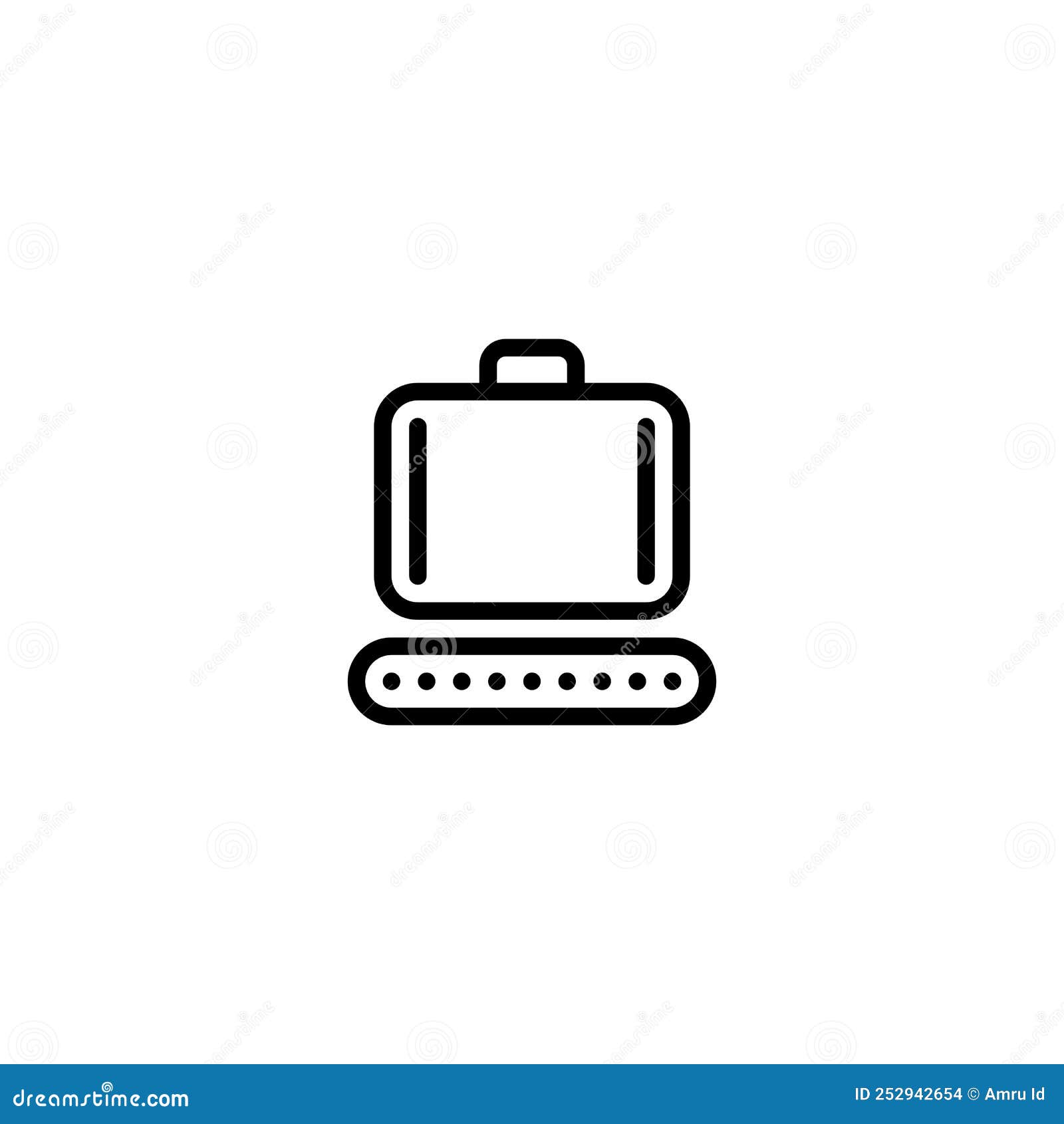 Baggage Claim Hall Baggage Reclaim Baggage Check Outline Icon, Logo ...