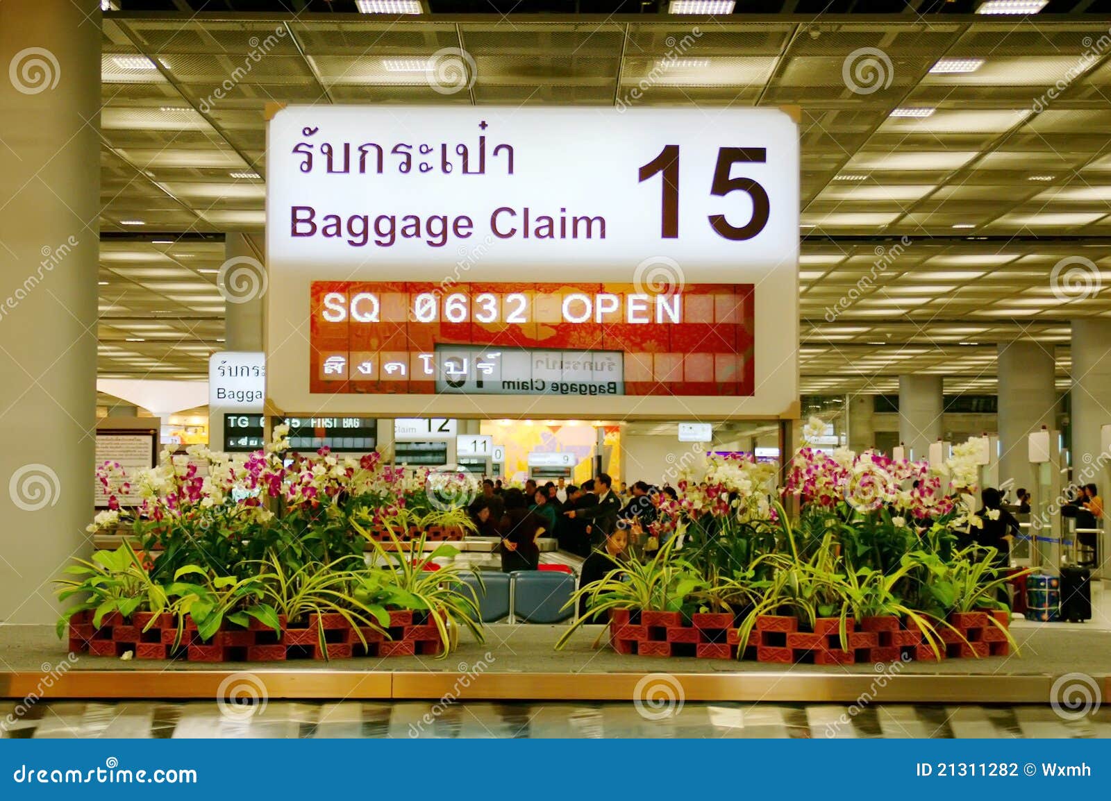 Baggage claim information editorial photography. Image of show - 21311282