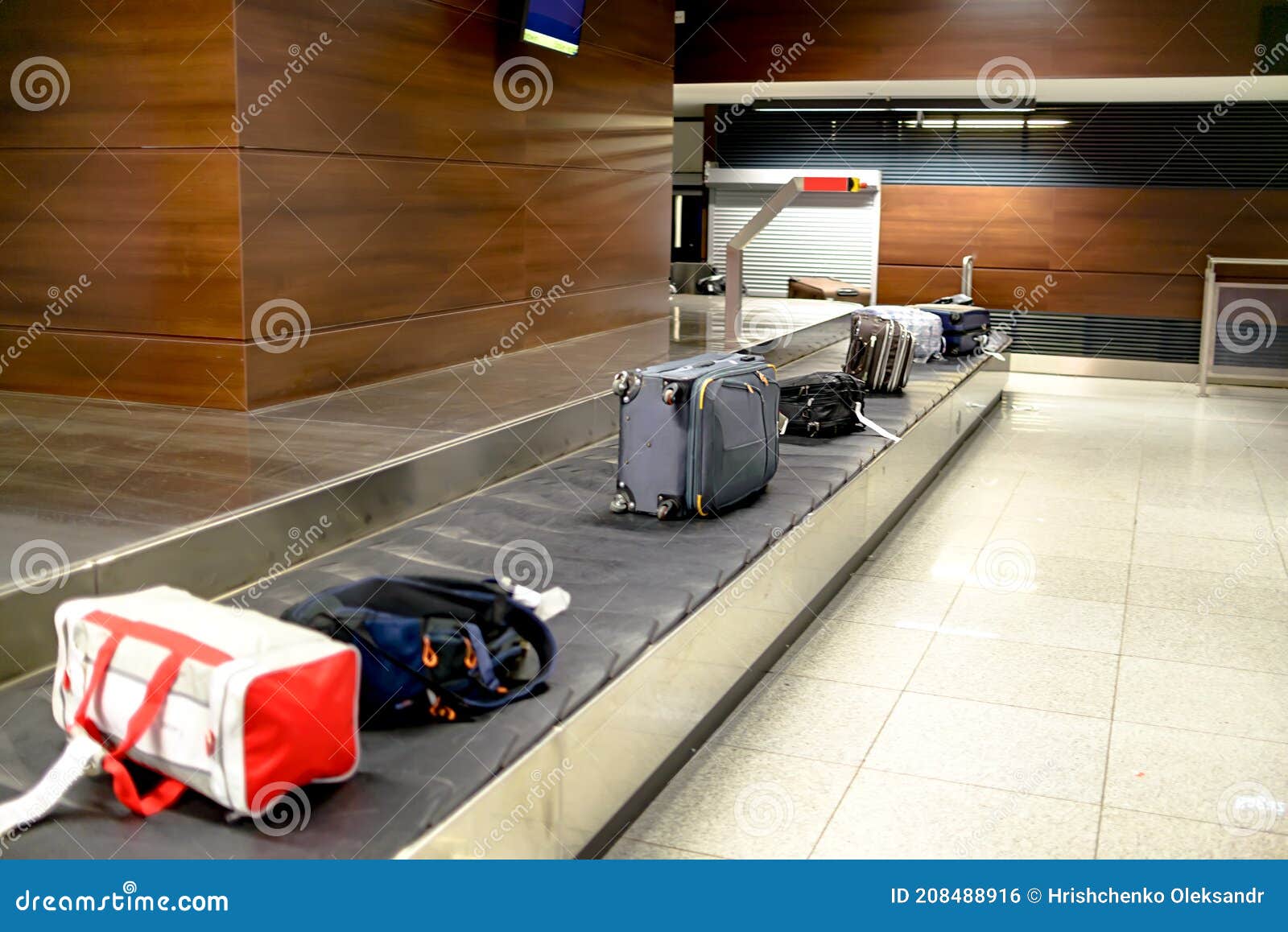 Baggage Claim Point at the Airport Stock Photo - Image of airline ...