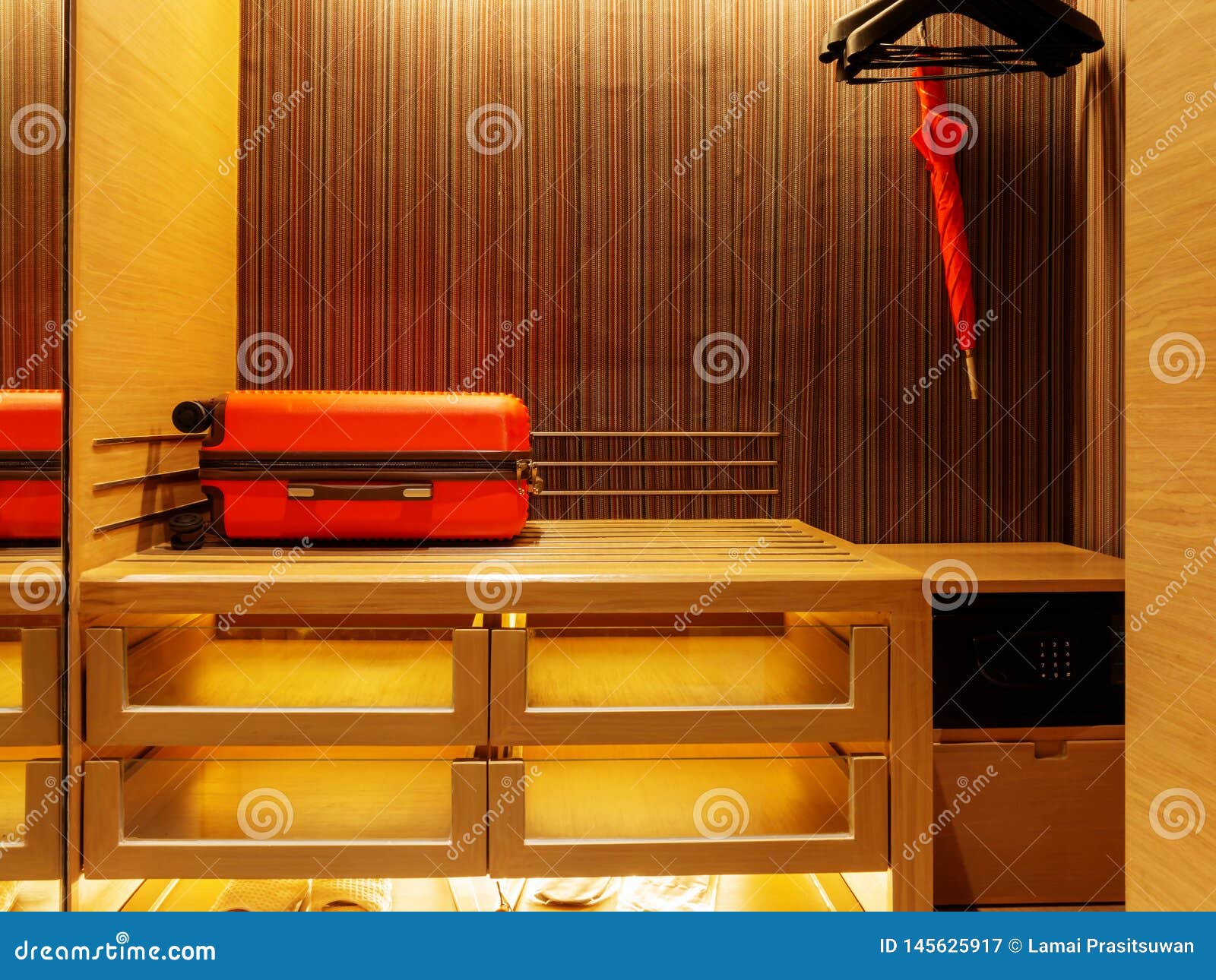Baggage in Cloakroom of Hotel Stock Image - Image of hotel, color ...