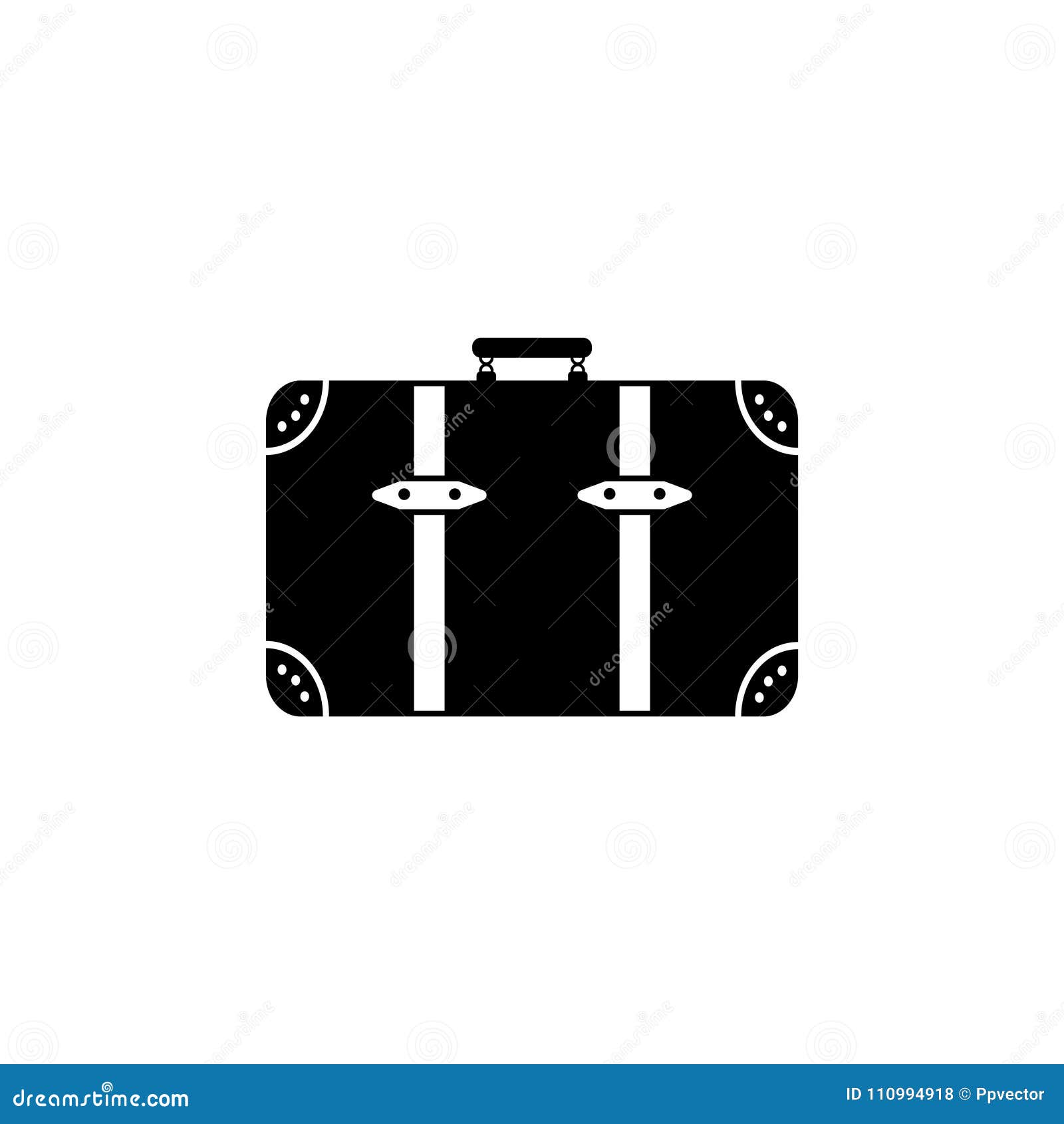 Baggage Icon. Vector Illustration Symbol Stock Vector - Illustration of ...
