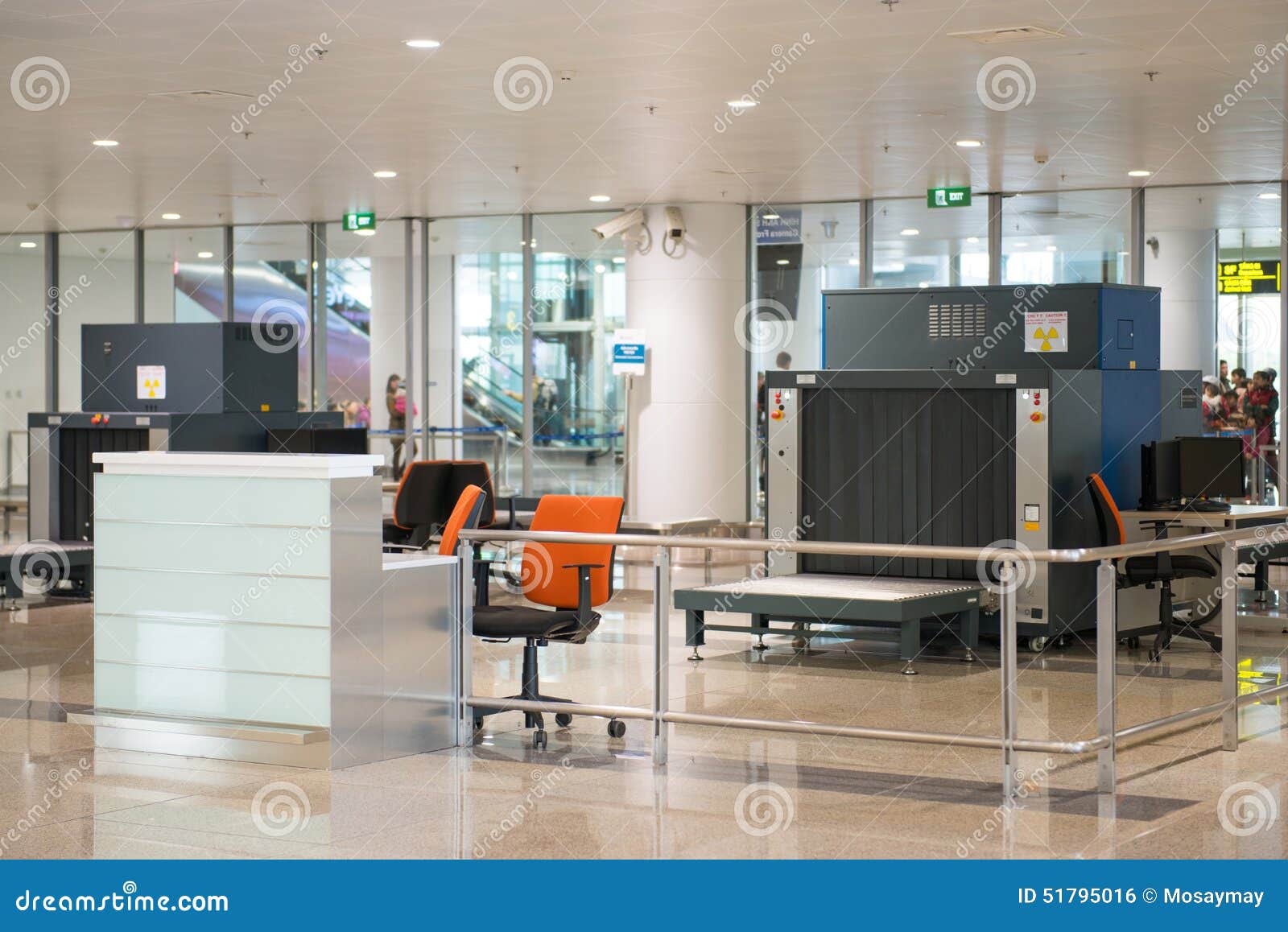 Baggage Scanner at the Airport Stock Photo - Image of transportation ...