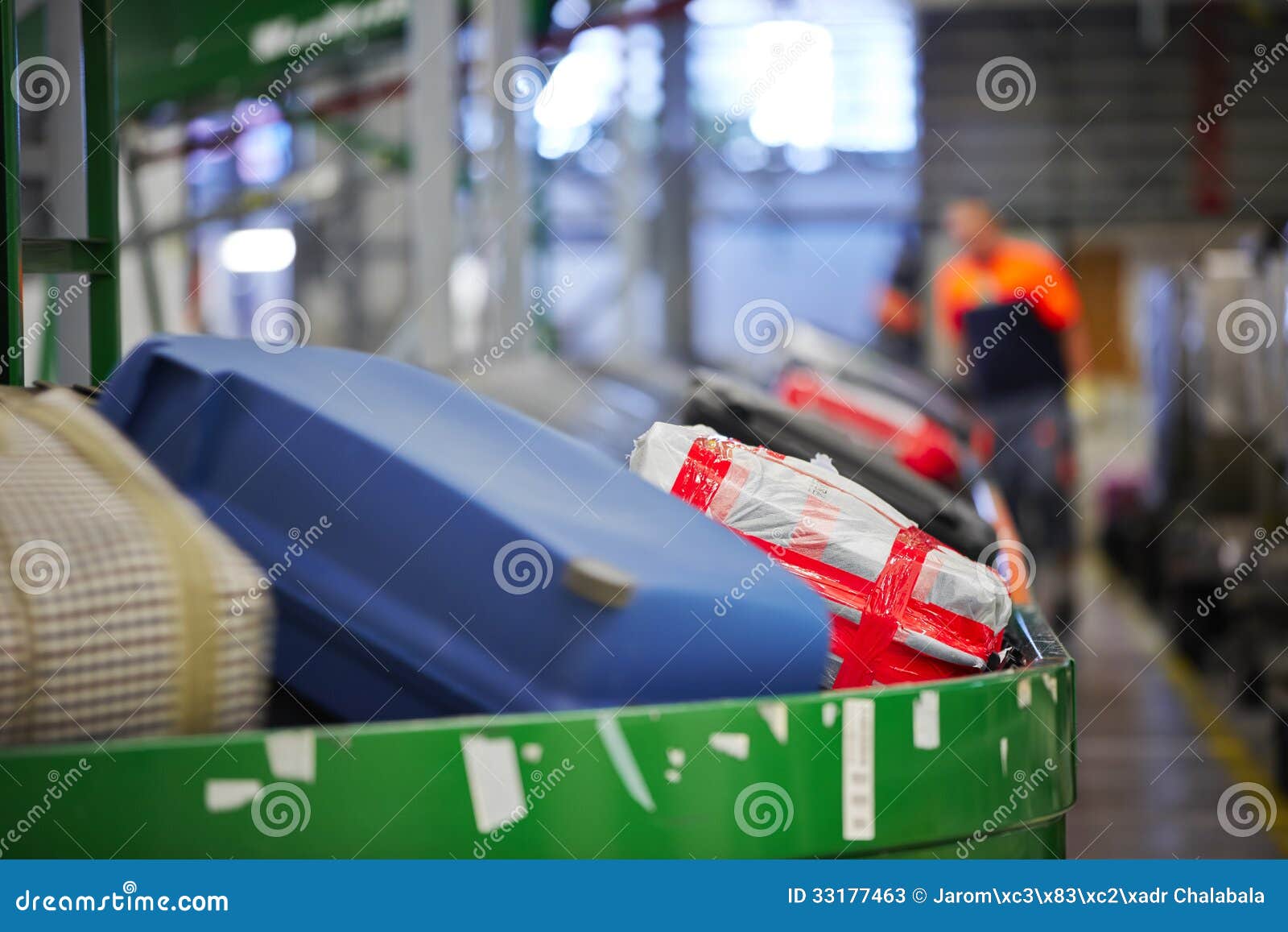 Baggage sorting stock image. Image of single, crew, place - 33177463