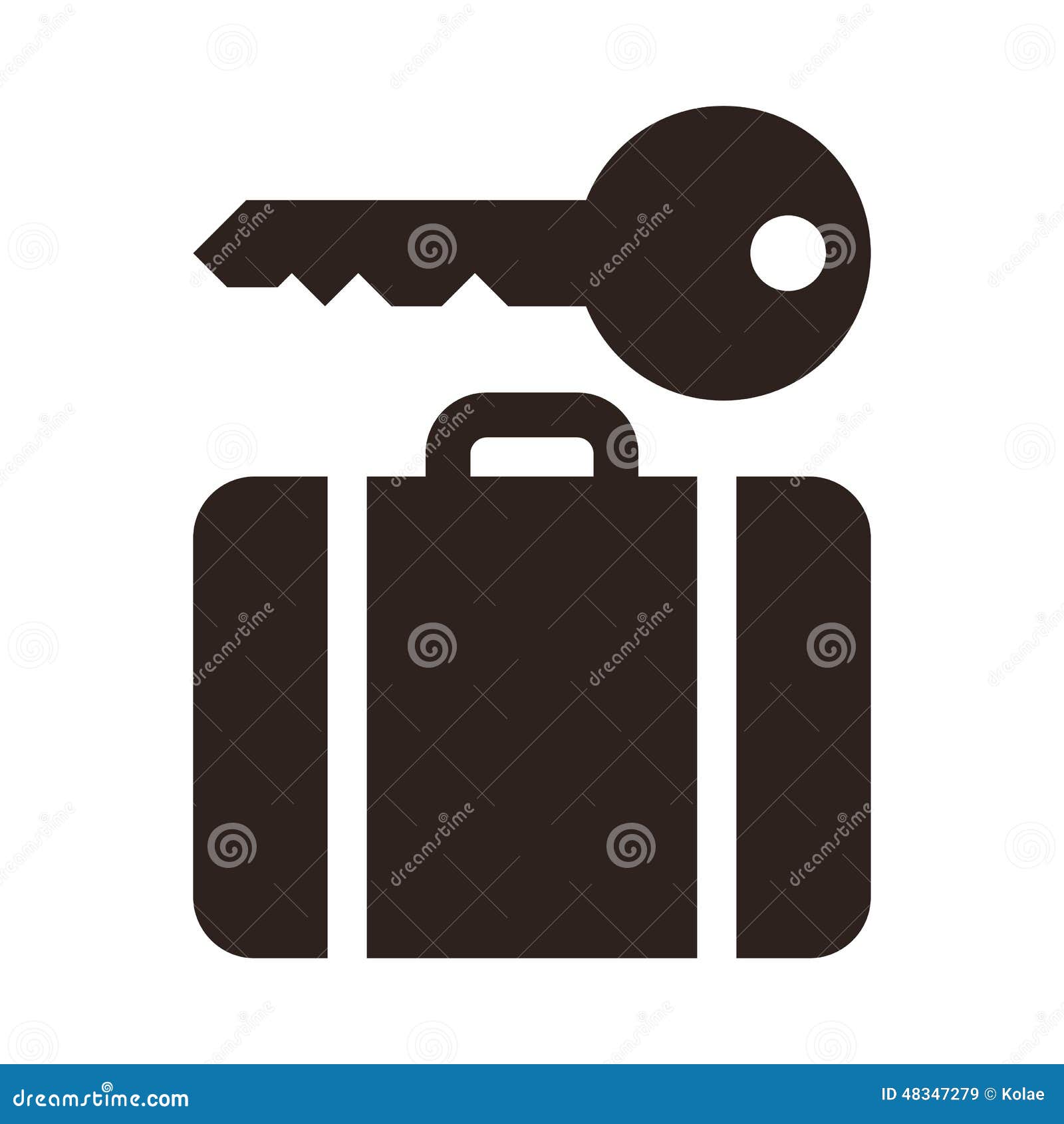 Baggage Storage - Travel Symbol Stock Vector - Illustration of package ...
