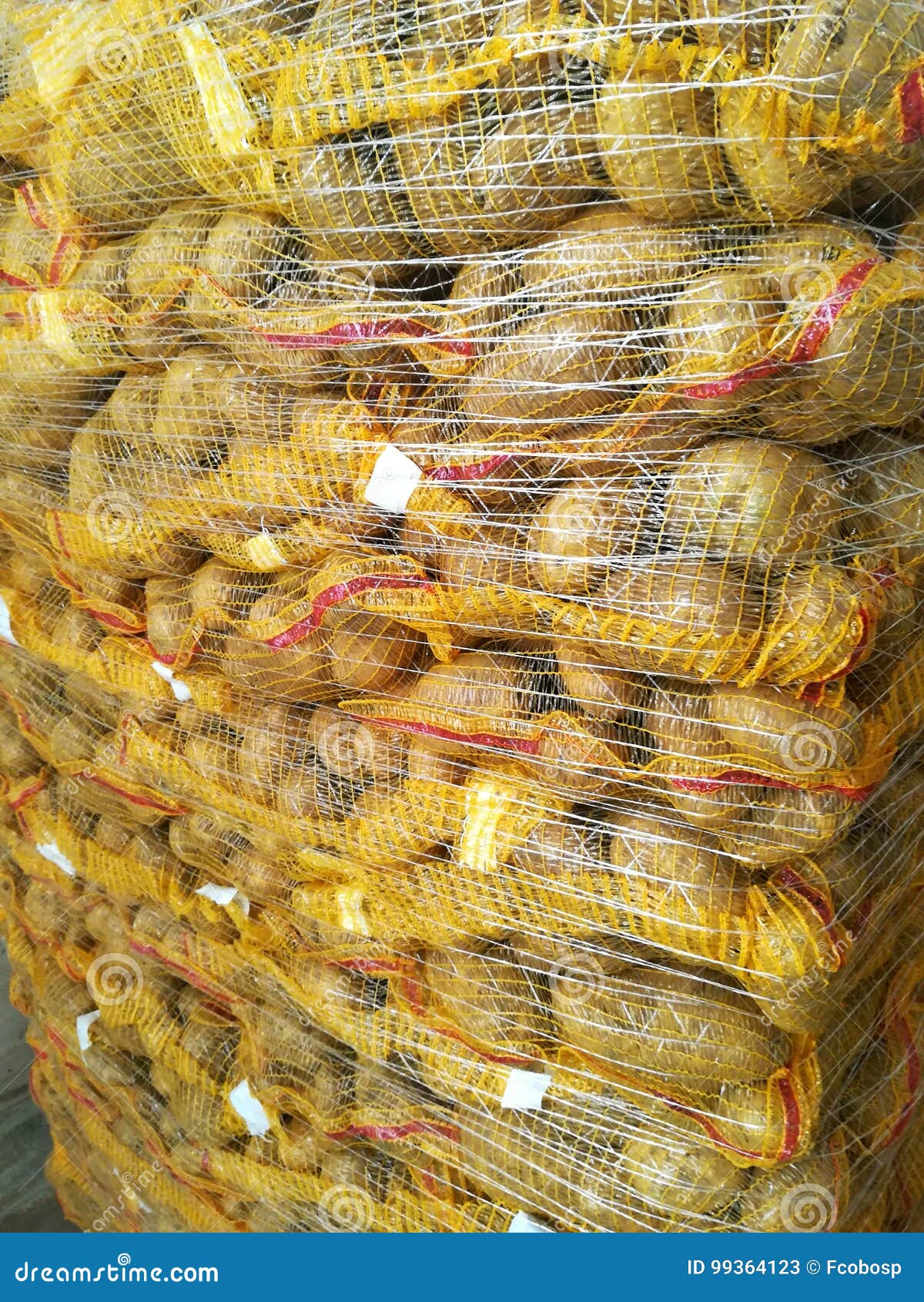 Bagged potatoes stock image. Image of agro, food, farm - 99364123