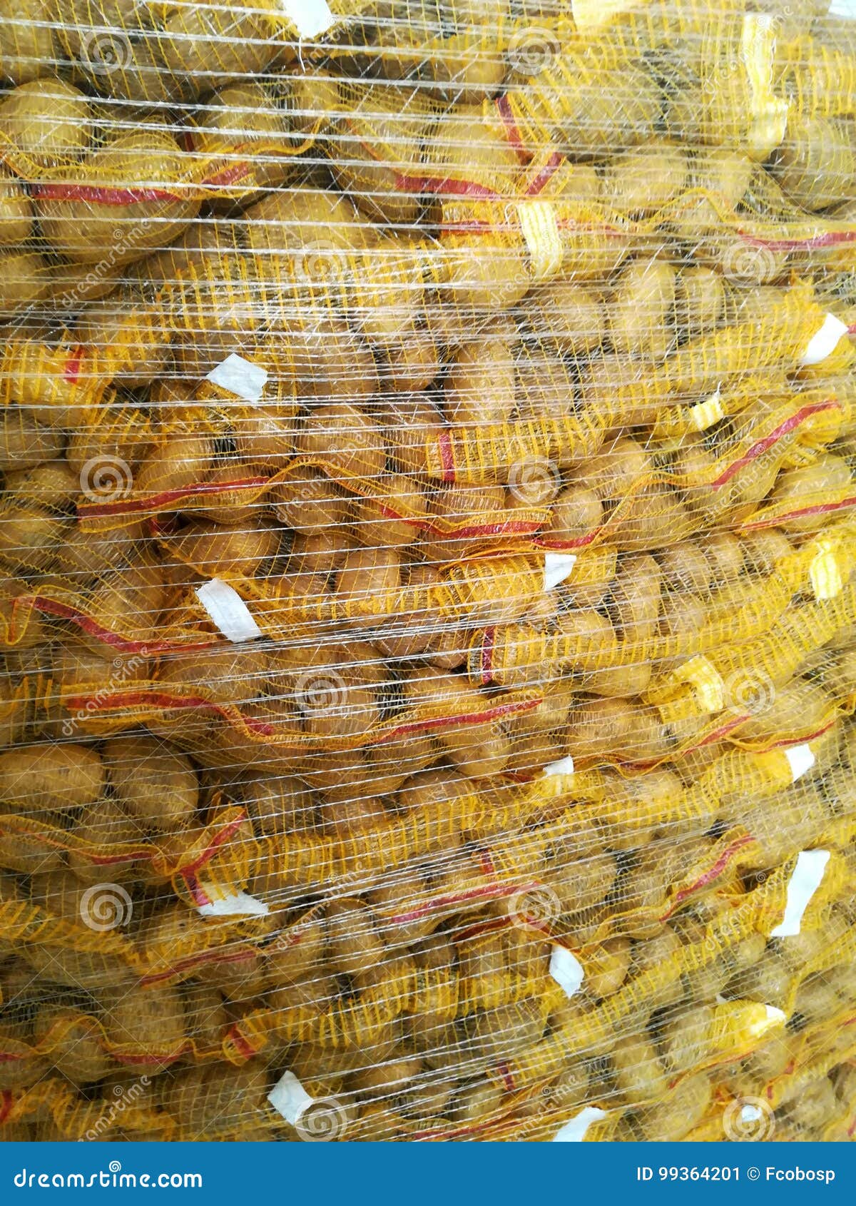 Bagged potatoes stock image. Image of food, texture, potato - 99364201