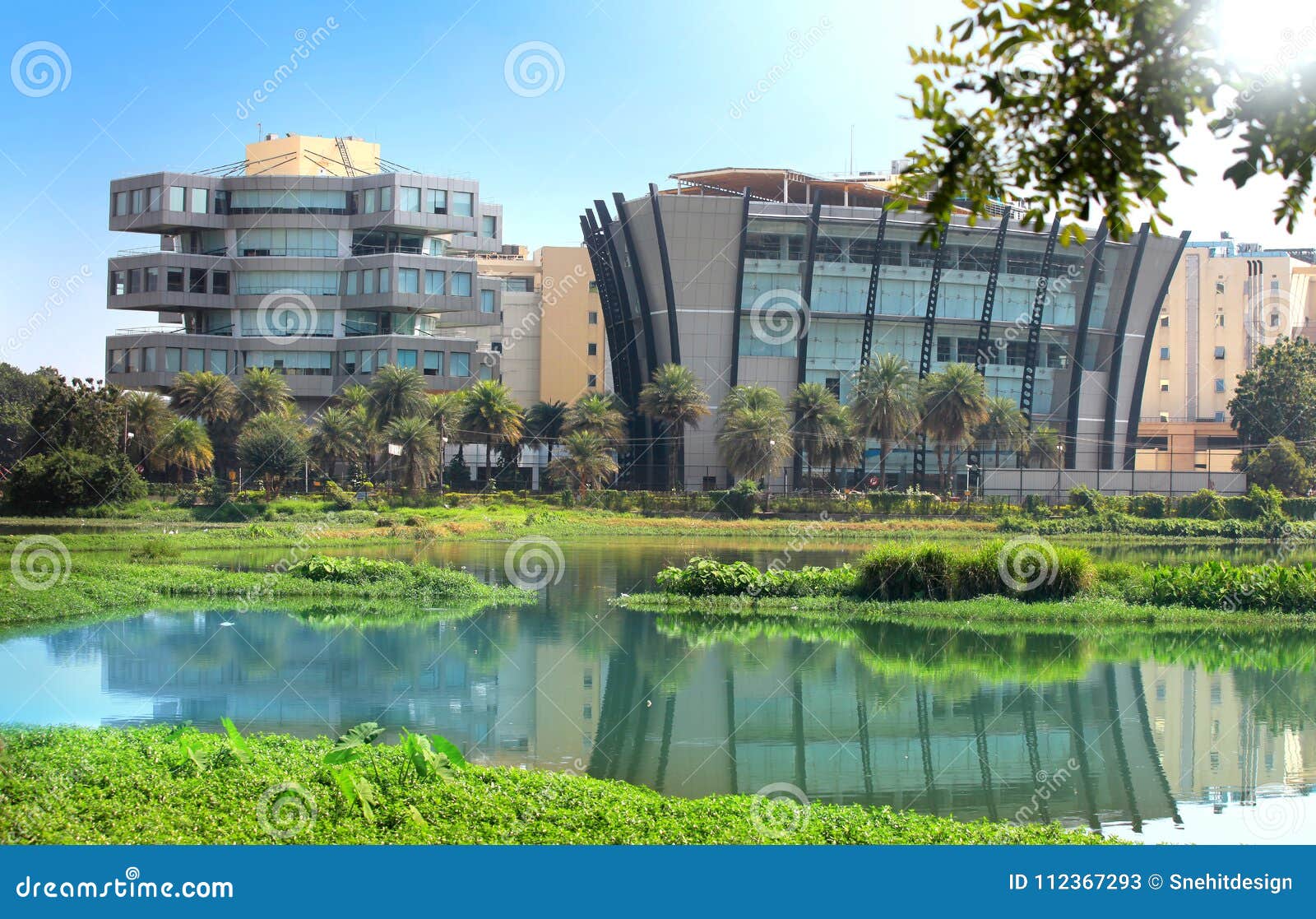 Bagmane Tech Park editorial stock photo. Image of bamane - 112367293