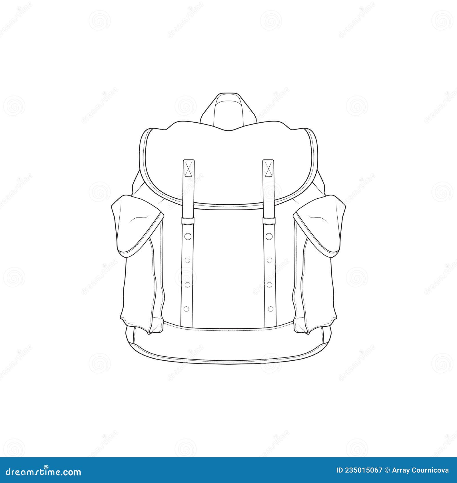 Bagpack Outline Drawing Vector, Bagpack in a Sketch Style, Trainers ...