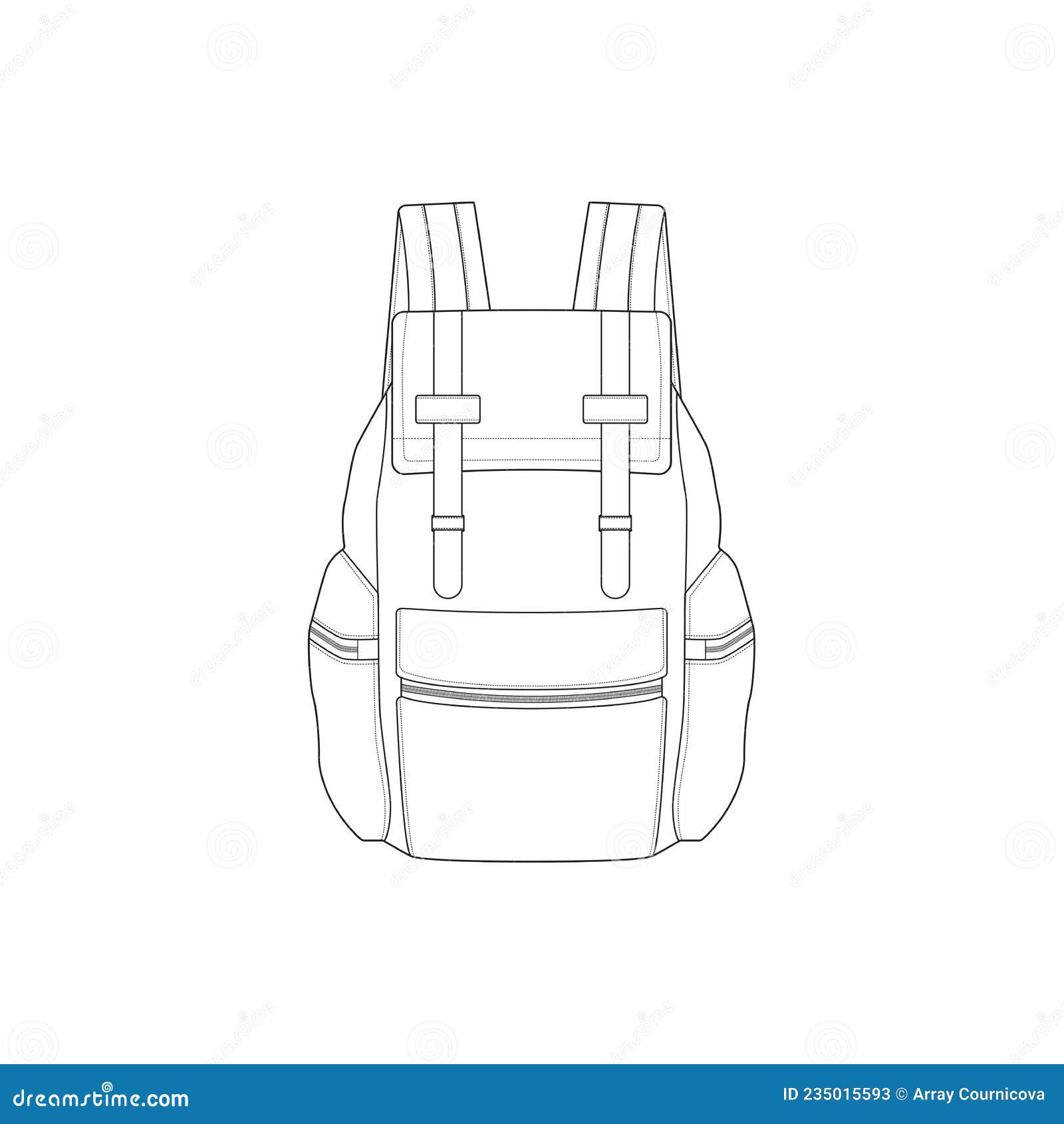 Bagpack Outline Drawing Vector, Bagpack in a Sketch Style, Trainers ...