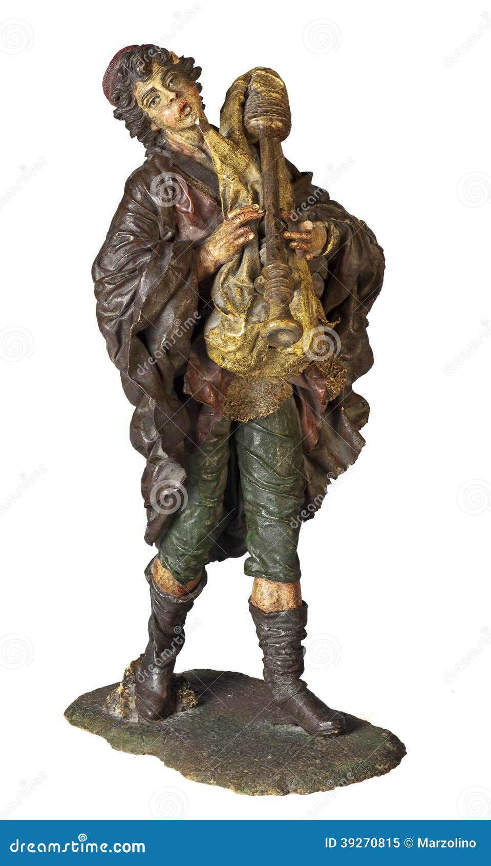 Bagpipe player stock image. Image of instrument, play - 39270815