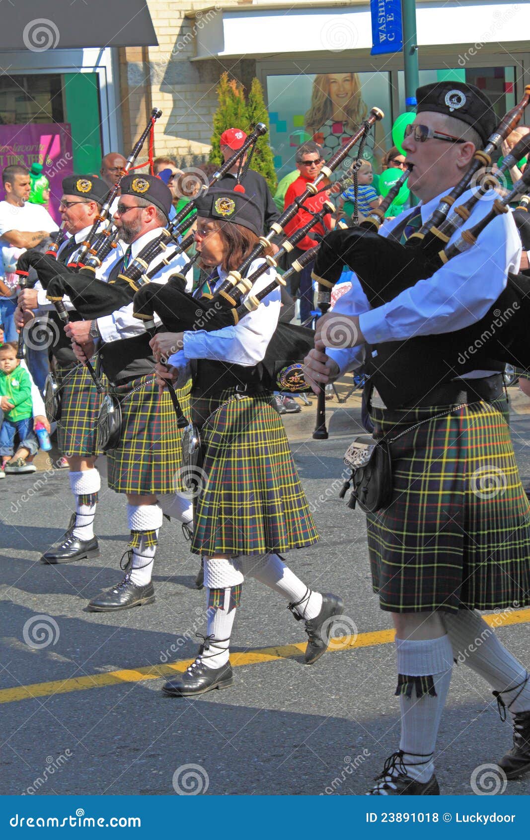 Bagpipers editorial stock photo. Image of ethnic, group - 23891018