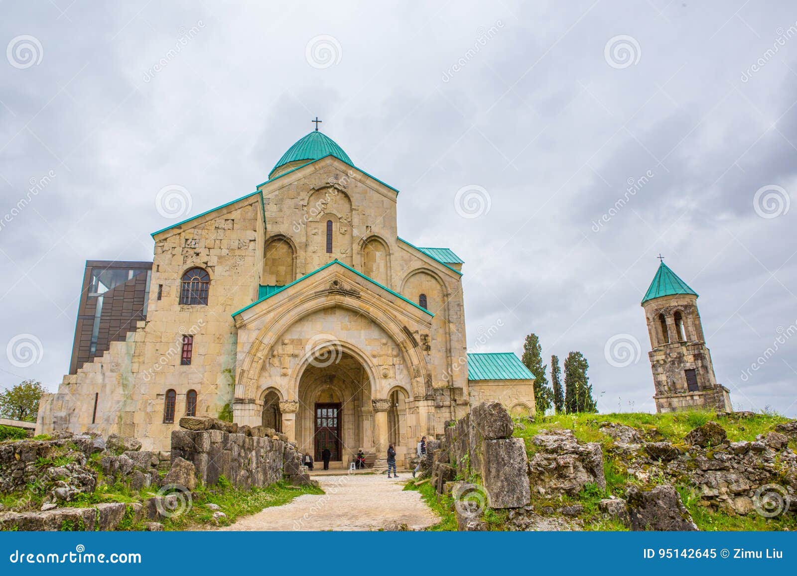 Bagrat Temple. Kutaisi. Georgia. Editorial Image - Image of building ...