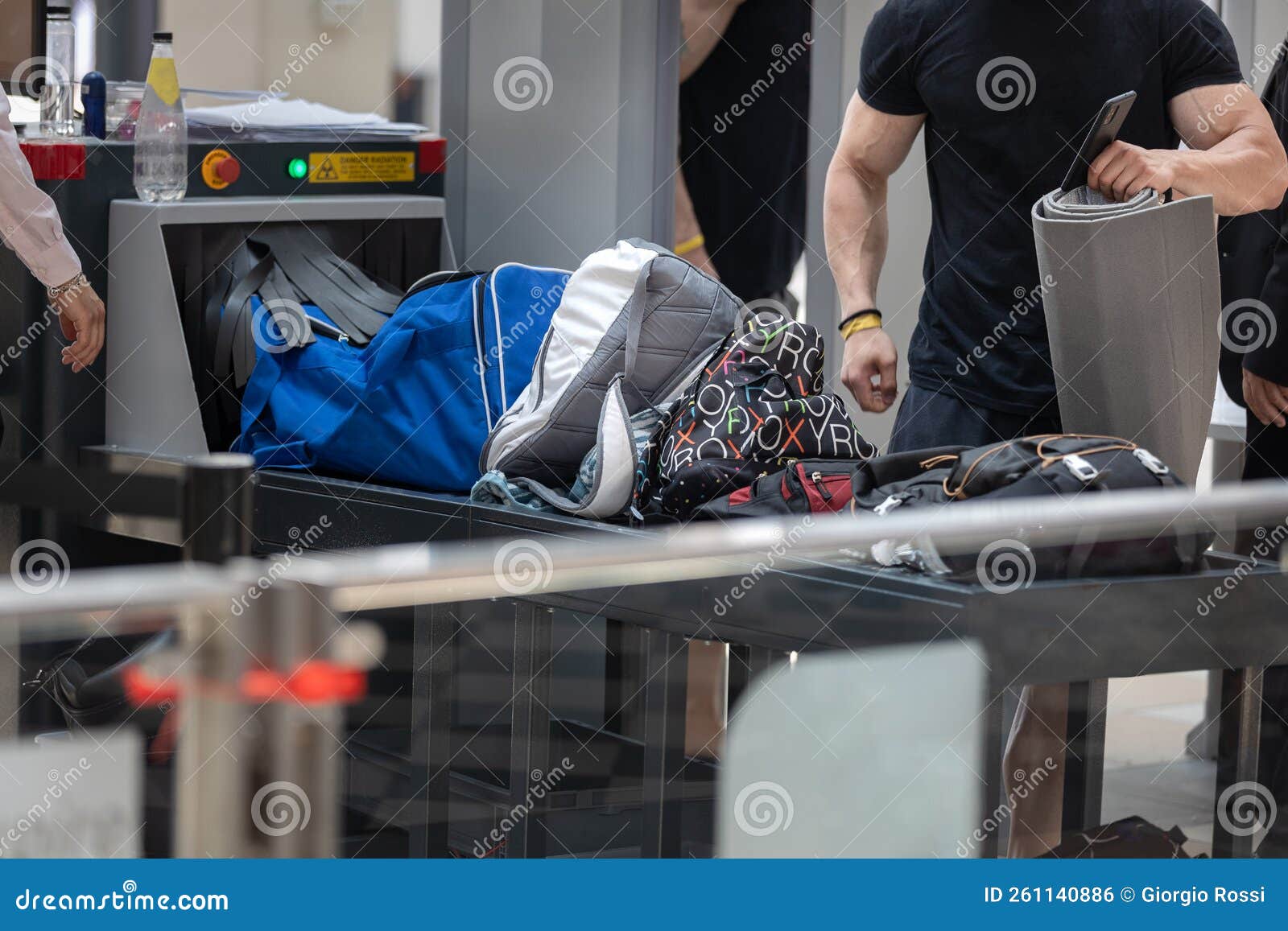 Bags, Backpacks, and Personal Effects X-Rayed at the Access Gate ...