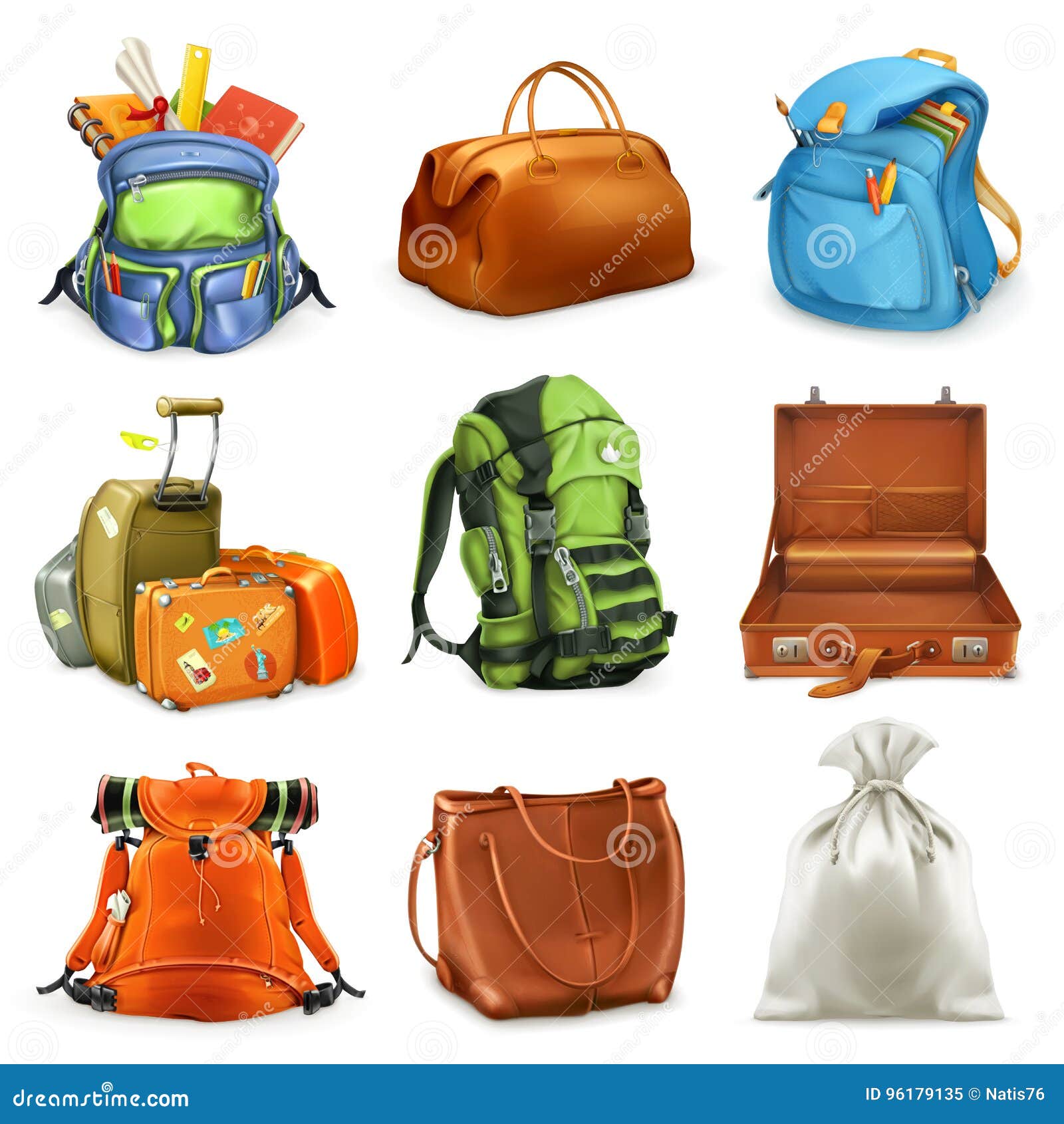 Boy Travel With Backpack As Verb Study With Little Kid Demonstrating ...