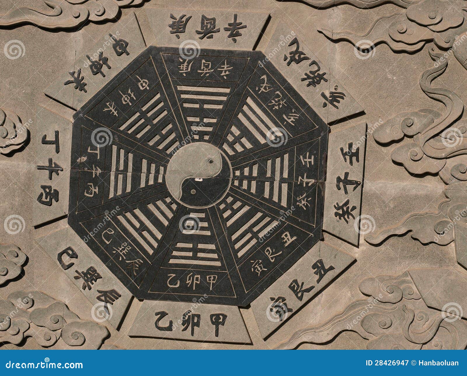 Bagua diagram stock image. Image of taiji, logo, shui - 28426947